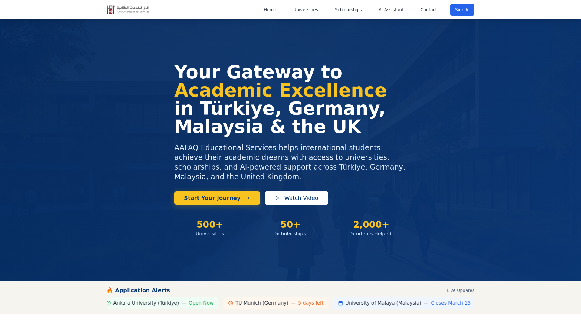 AAFAQ Educational Services I Home