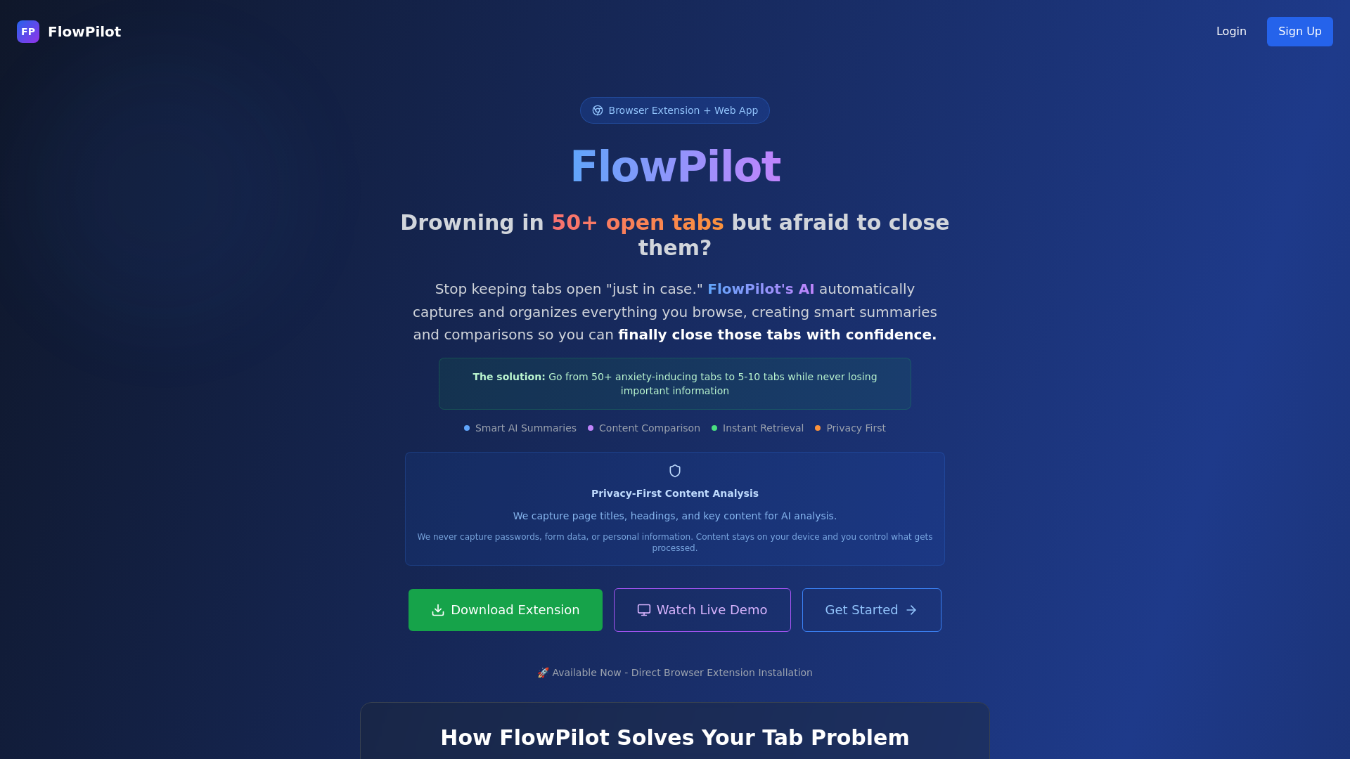 FlowPilot - AI-Powered Browsing Assistant