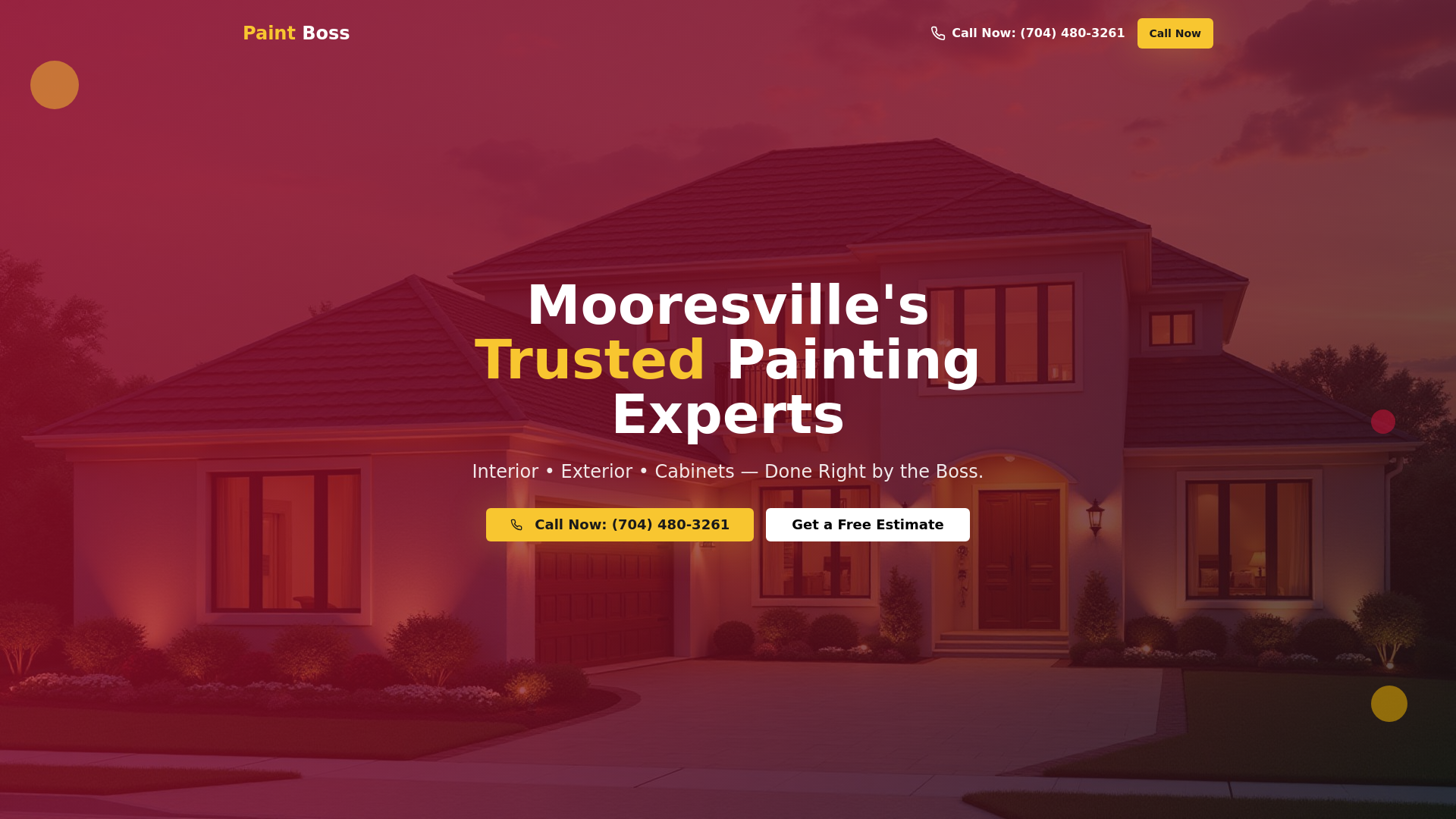 Top Painters in Mooresville NC | Paint Boss