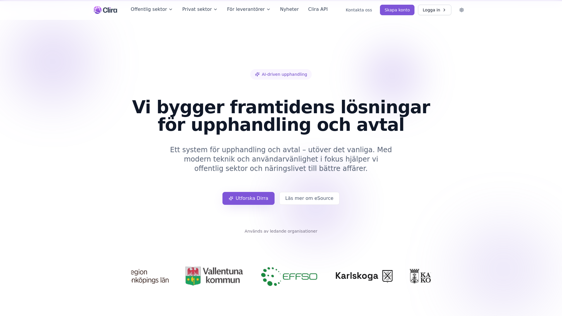 Clira - Upphandla med AI