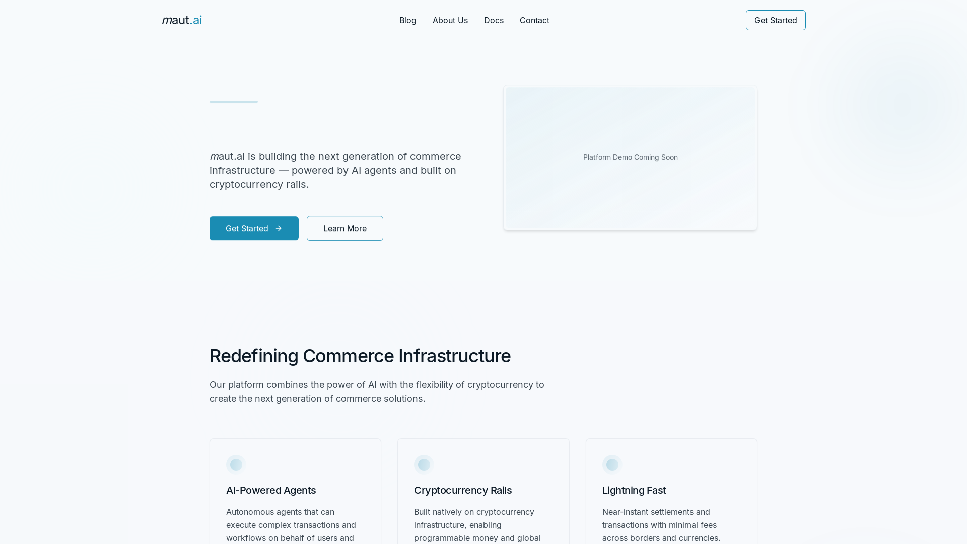 maut.ai - Agentic Commerce Platform