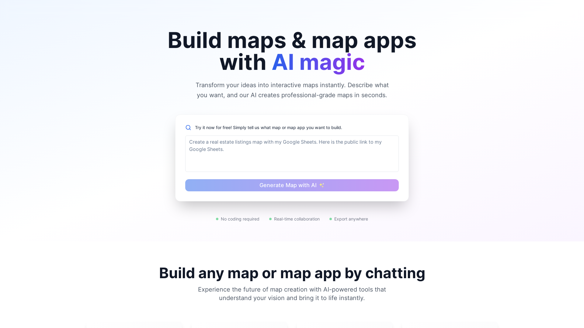 Build a Map