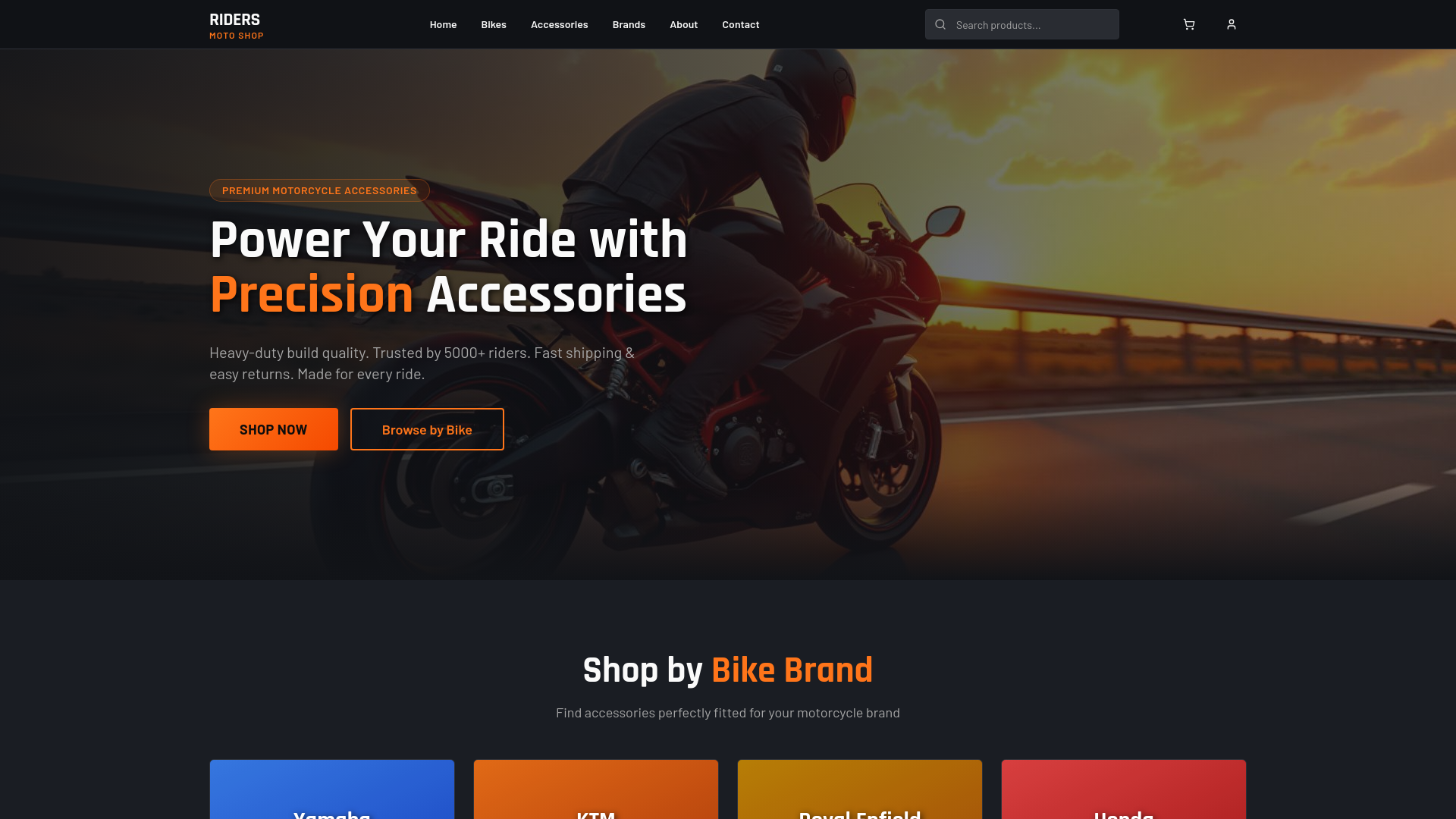 Riders Moto Shop - Premium Motorcycle Accessories & Parts