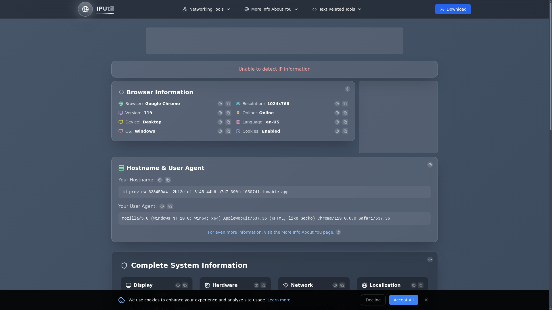 IPUtil.com - What's My IP Address? | Fast IP Detection Tool