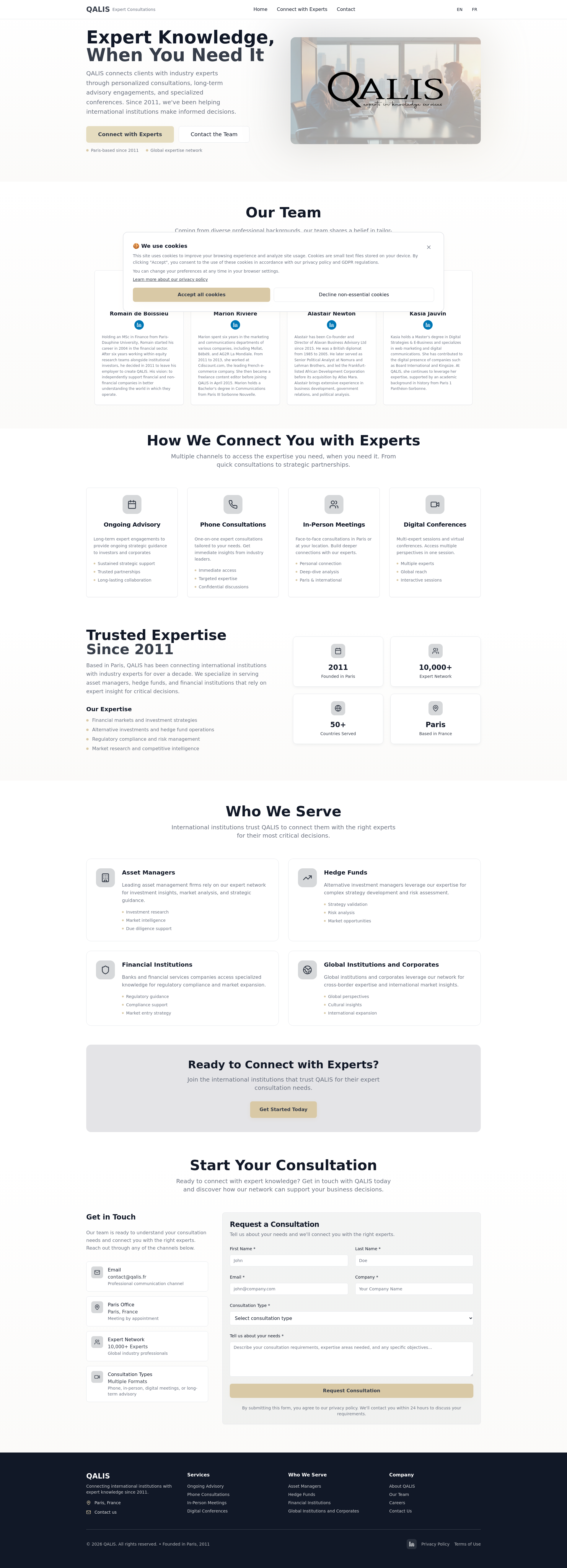 QALIS - Expert Knowledge, When You Need It