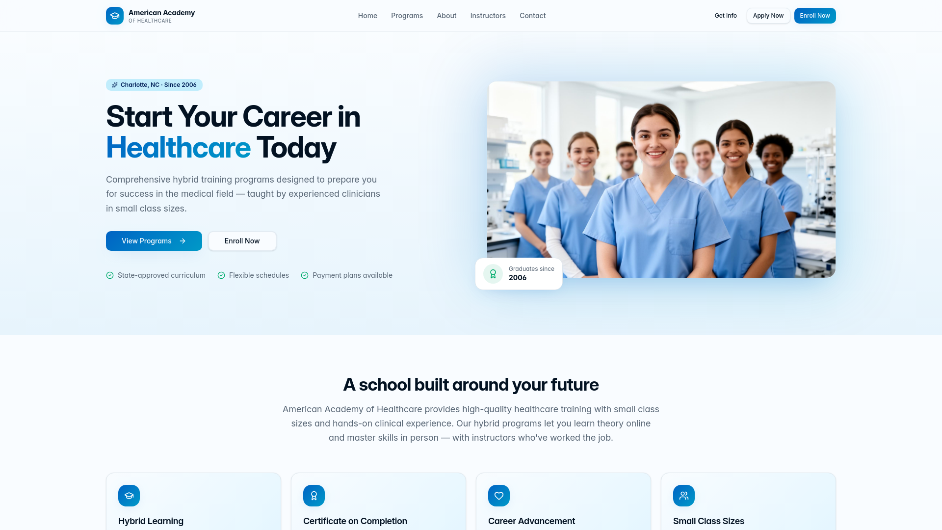 Contact — American Academy of Healthcare