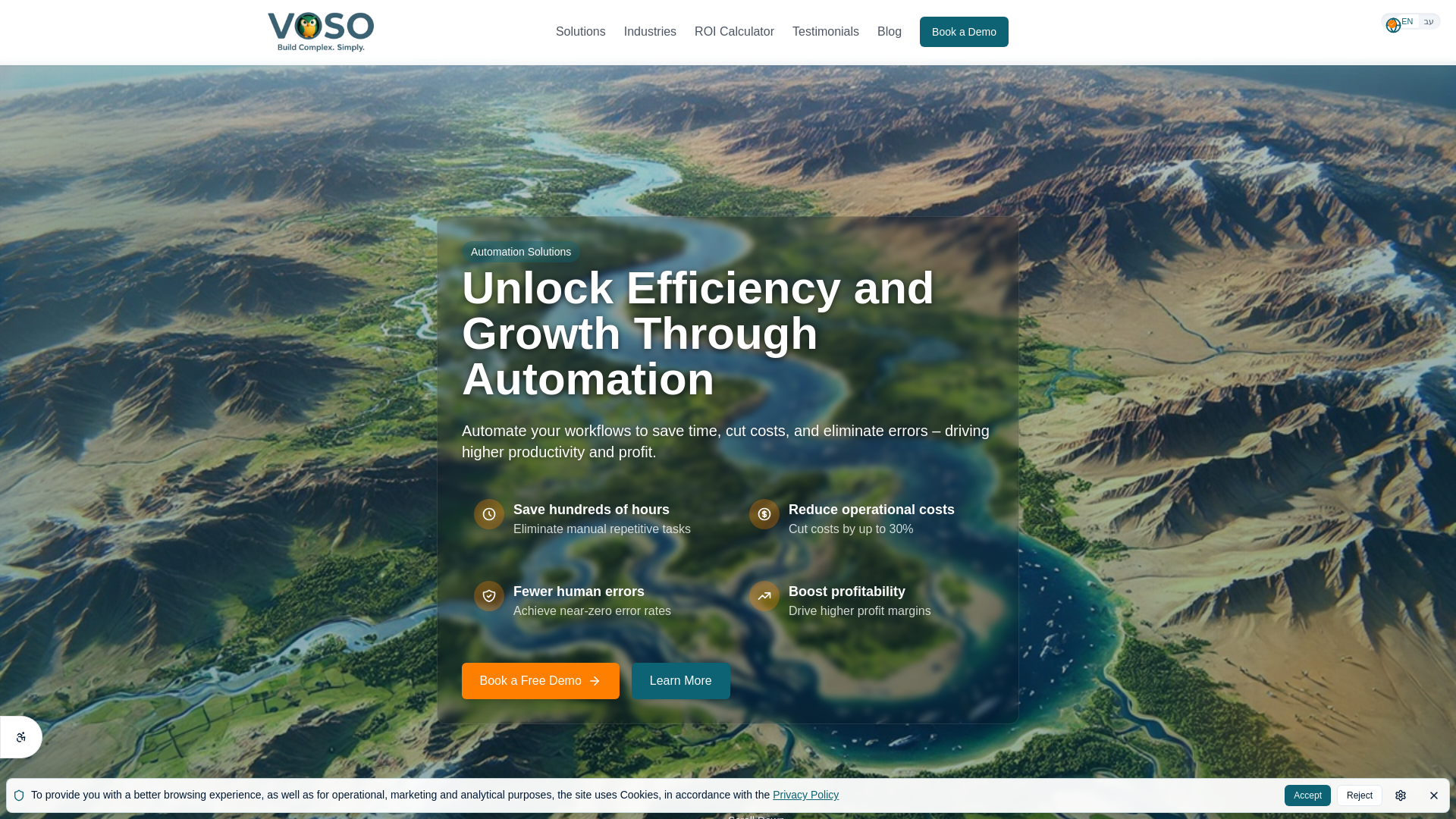 VOSO Automation Hub - Intelligent Business Process Automation Solutions