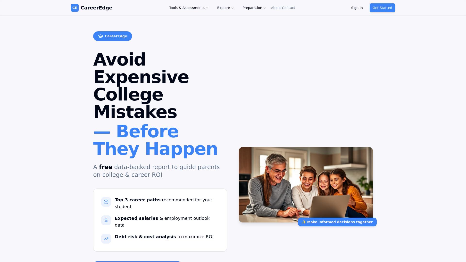 CareerEdge - AI-Powered Career Guidance & Assessment Platform