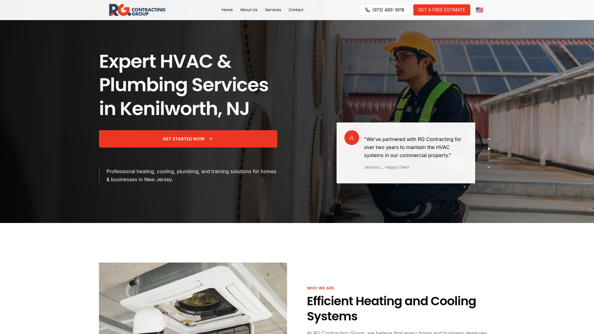 RG Contracting Group - Expert HVAC & Plumbing Services in Kenilworth, NJ