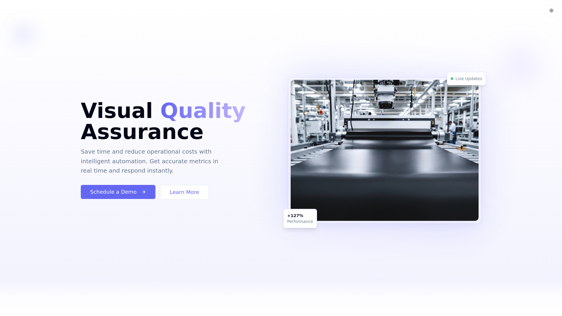 Computer Vision Platform - Visual Quality Assurance