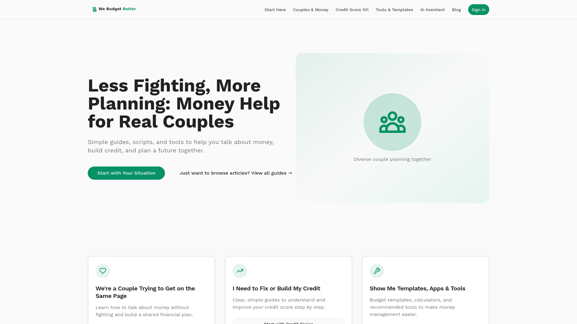We Budget Better - Financial Planning Made Simple