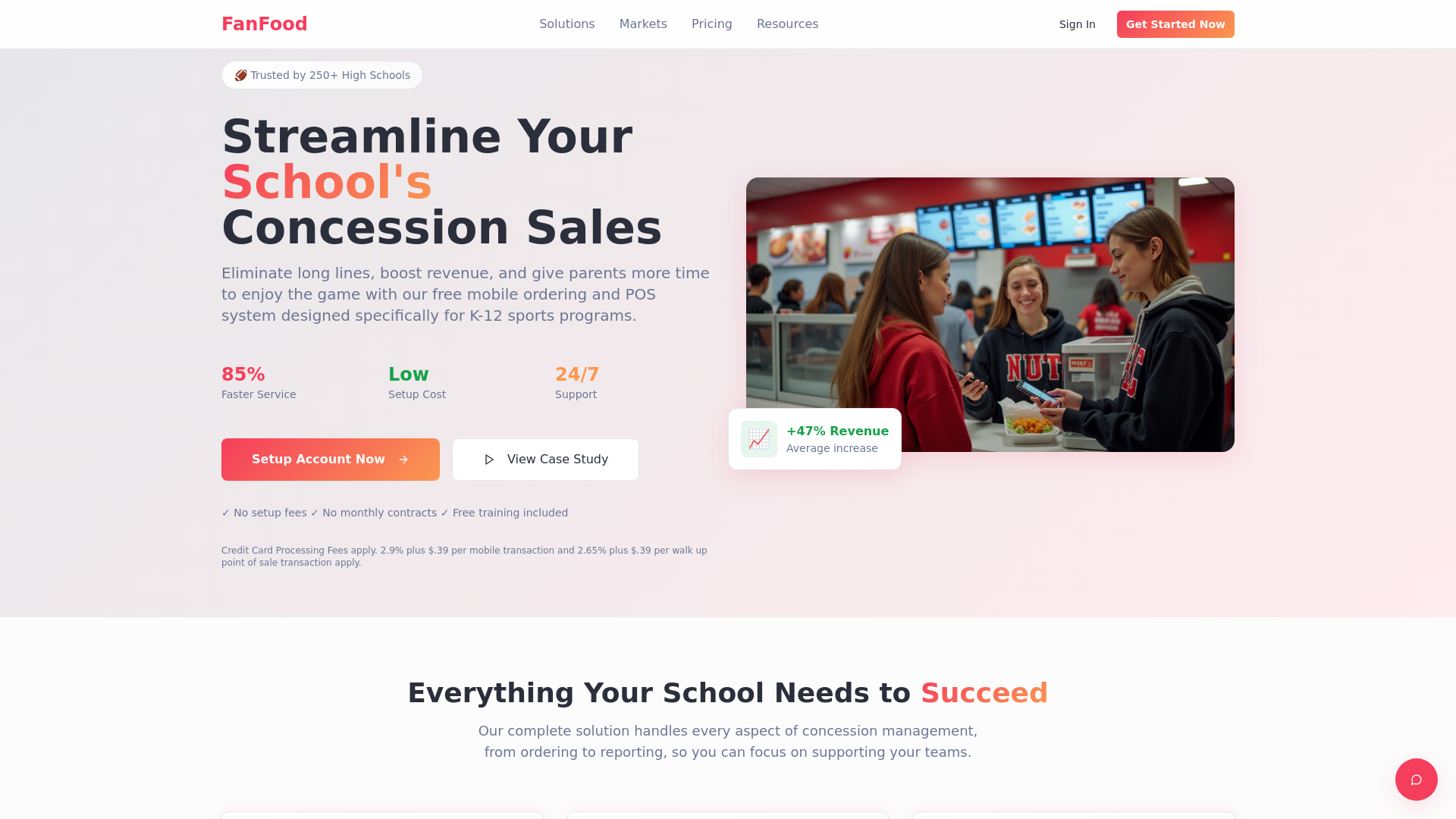 POS | Mobile Ordering for concessions