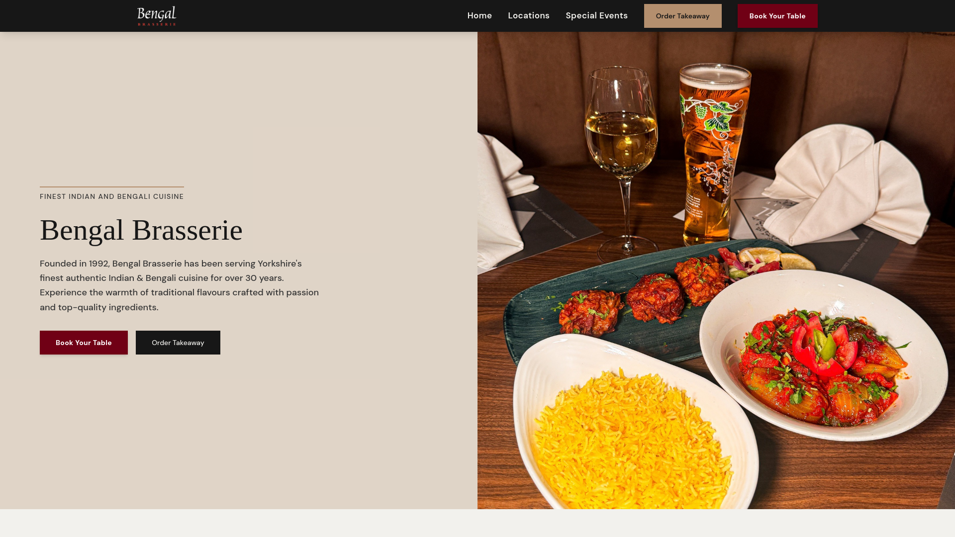 Bengal Brasserie - Authentic Indian And Bengali Cuisine Across Yorkshire