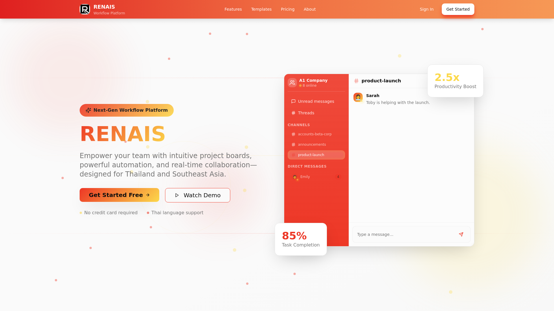 RENAIS - Workflow Management Platform
