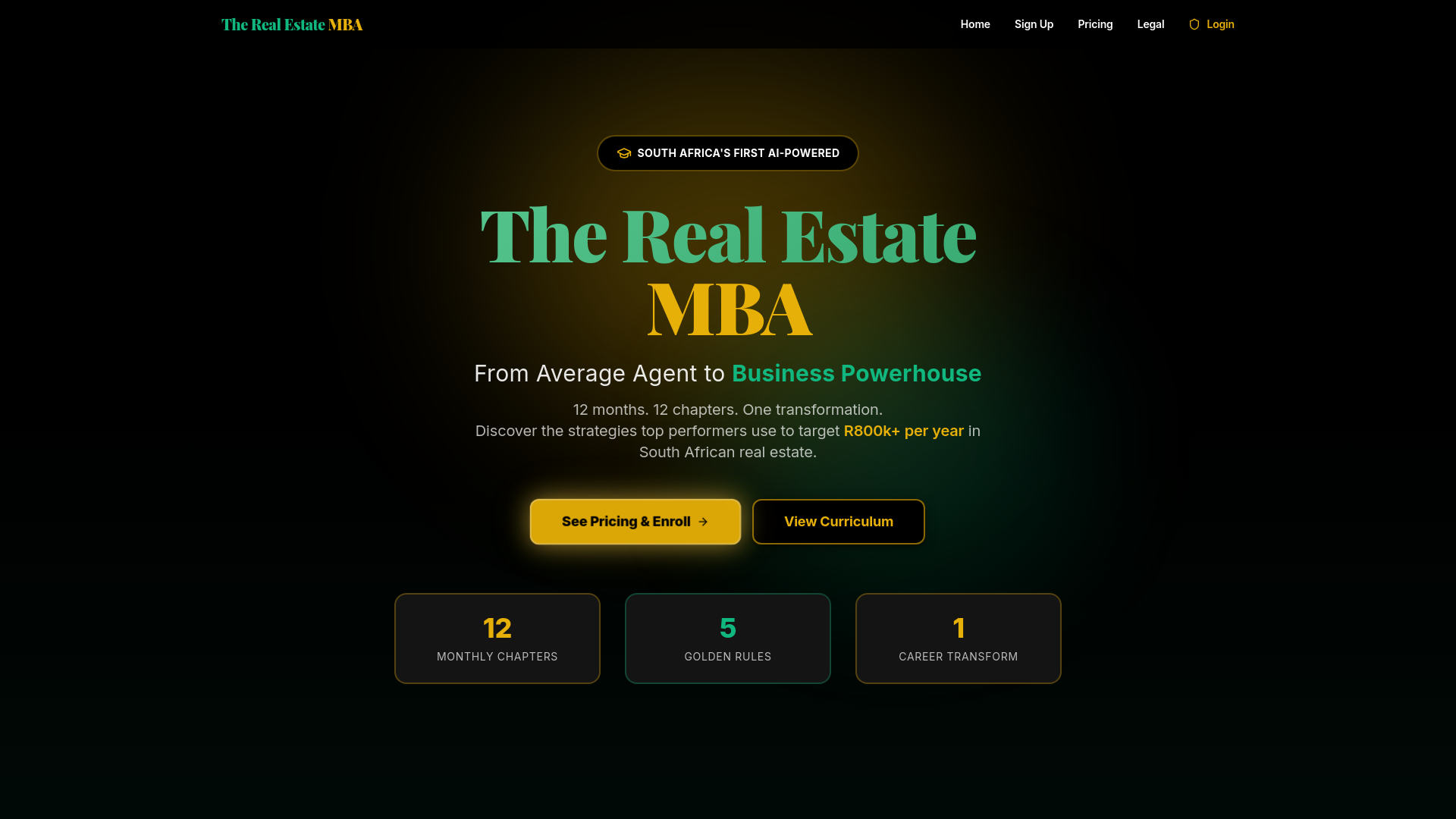 The Real Estate MBA - South Africa's Premier Real Estate Business Course