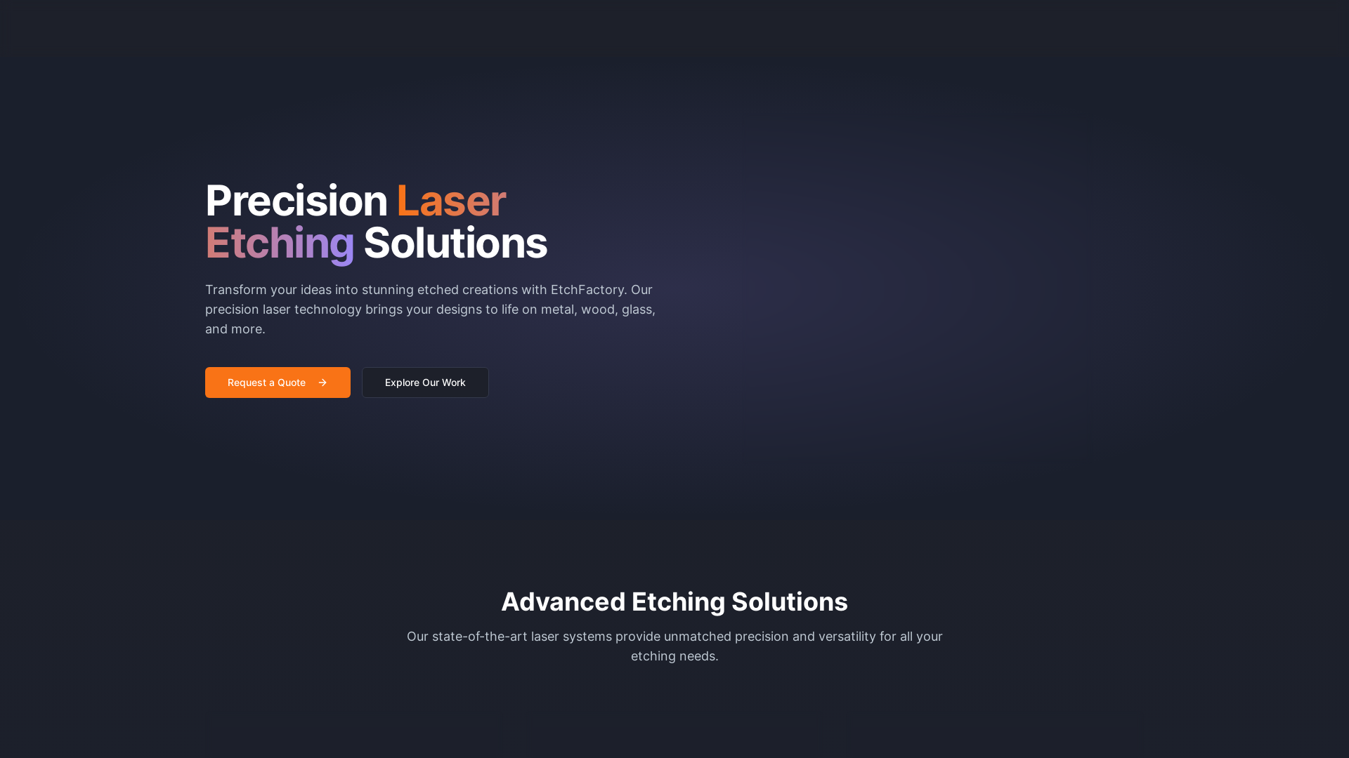 EtchFactory - Precision Laser Etching Solutions