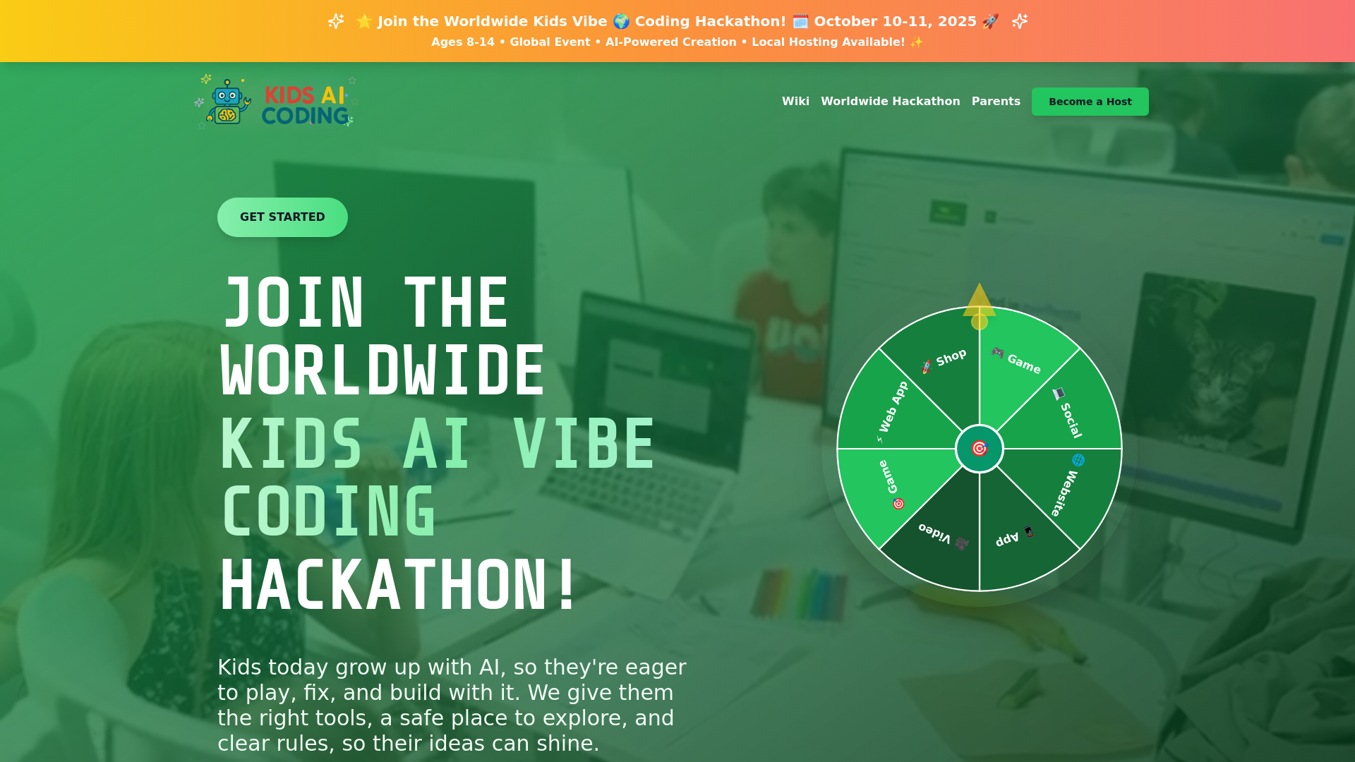 Kids AI Coding Hackathons | Learn Programming with AI | Ages 8-13