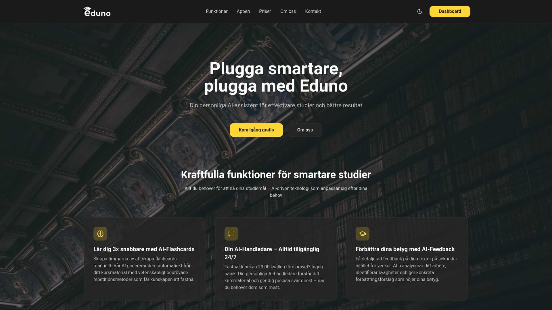 Eduno - Plugga smartare, plugga med Eduno