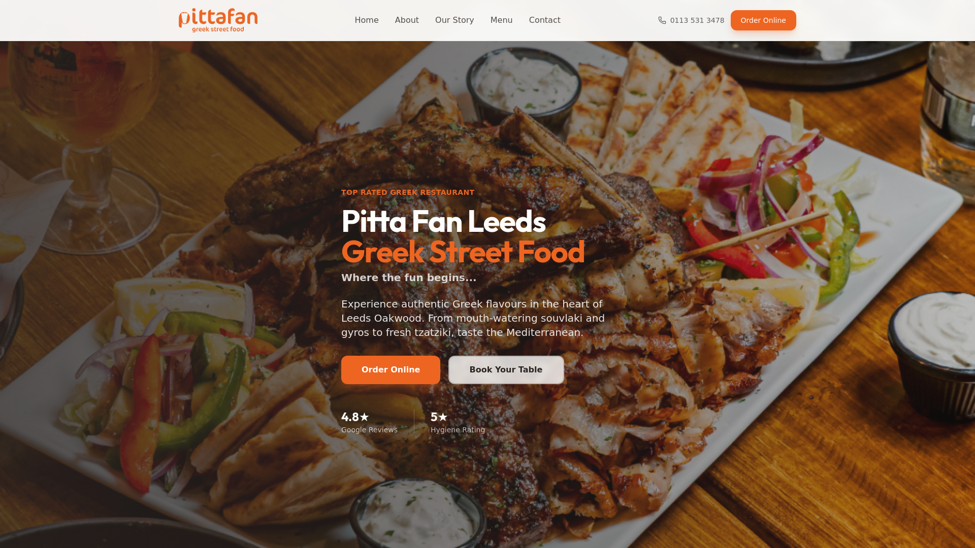 Pitta Fan | Authentic Greek Street Food in Leeds Oakwood