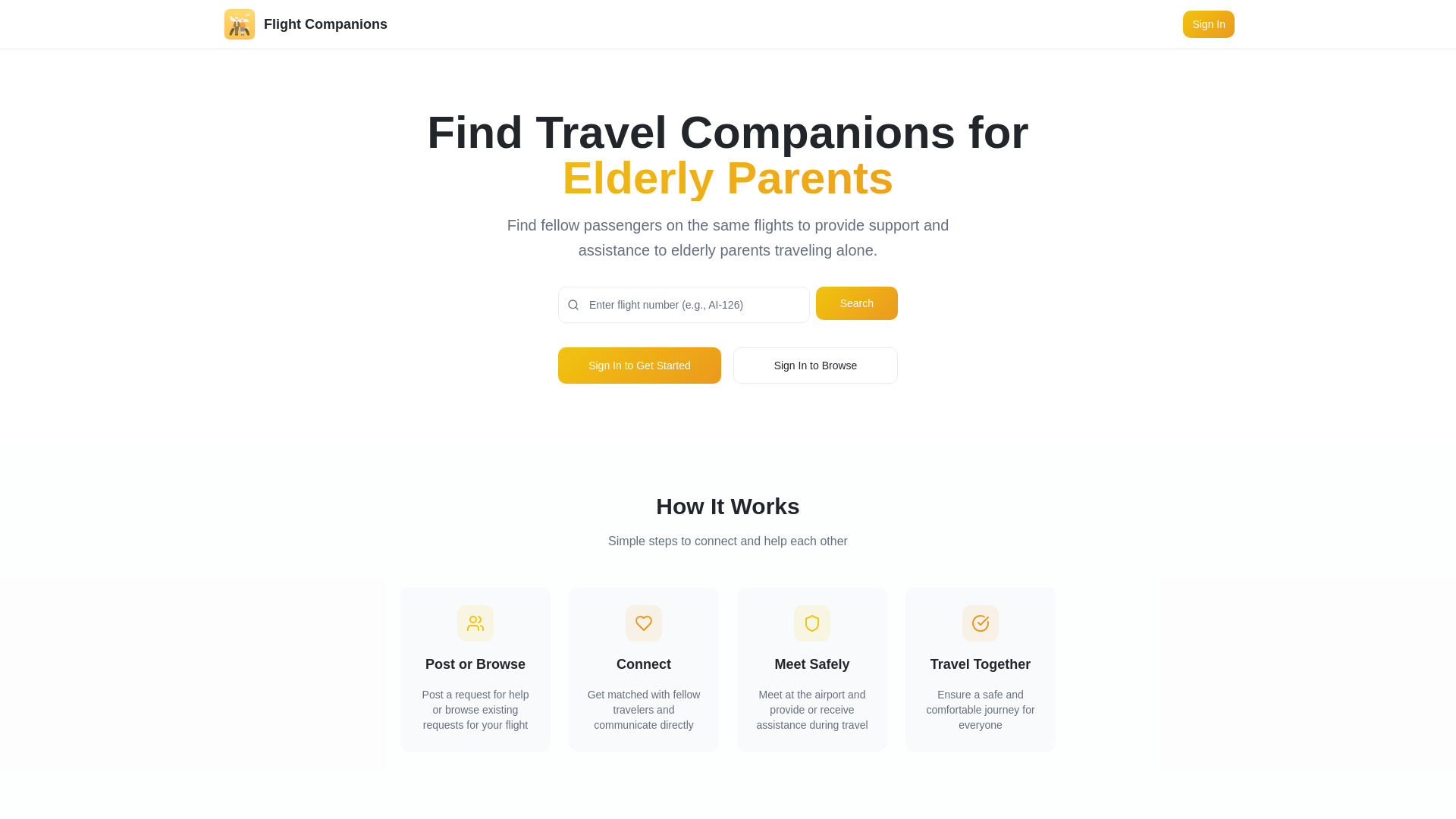 Home | Flight Companions