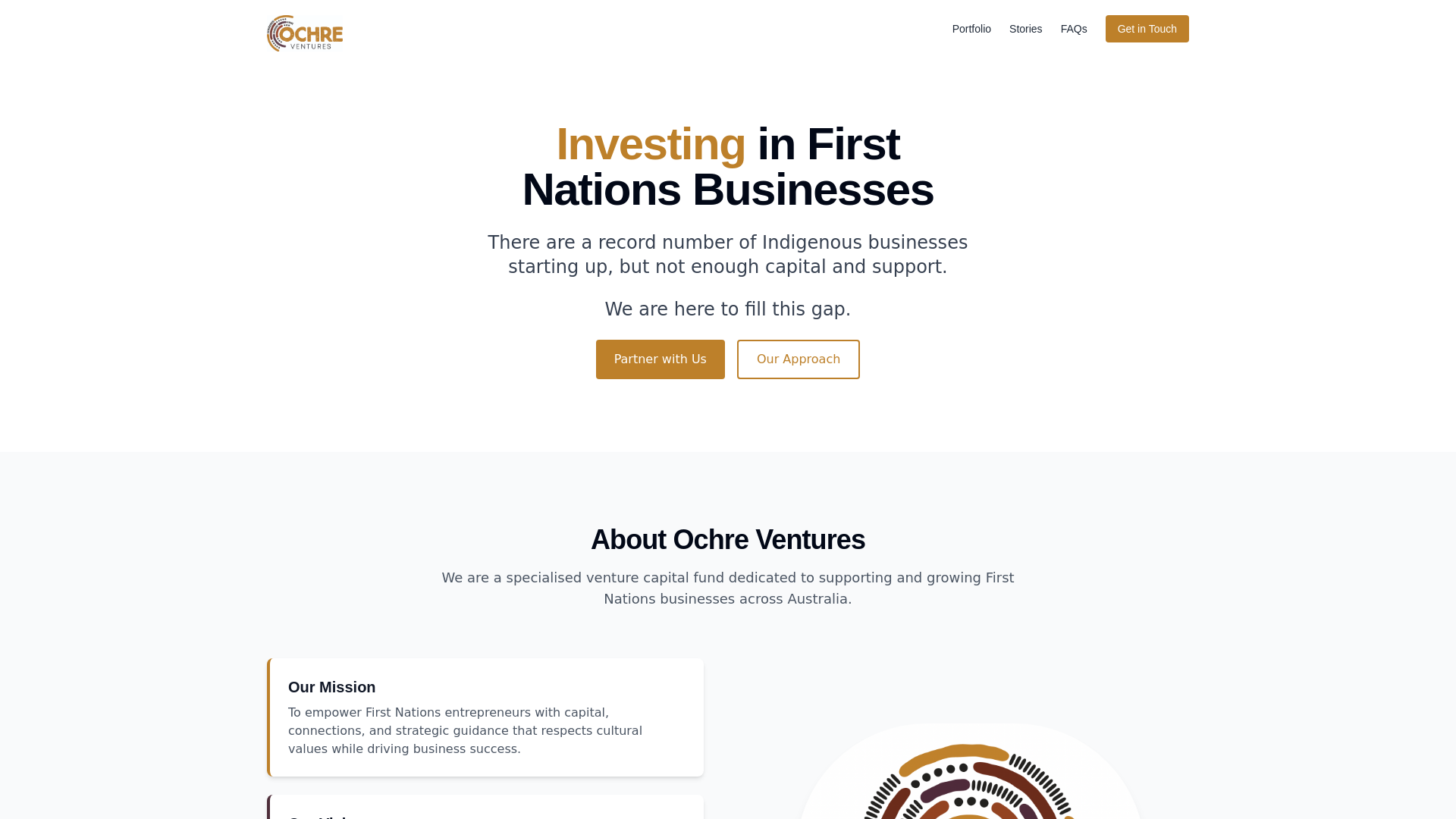 Ochre Ventures | First Nations Business Investment