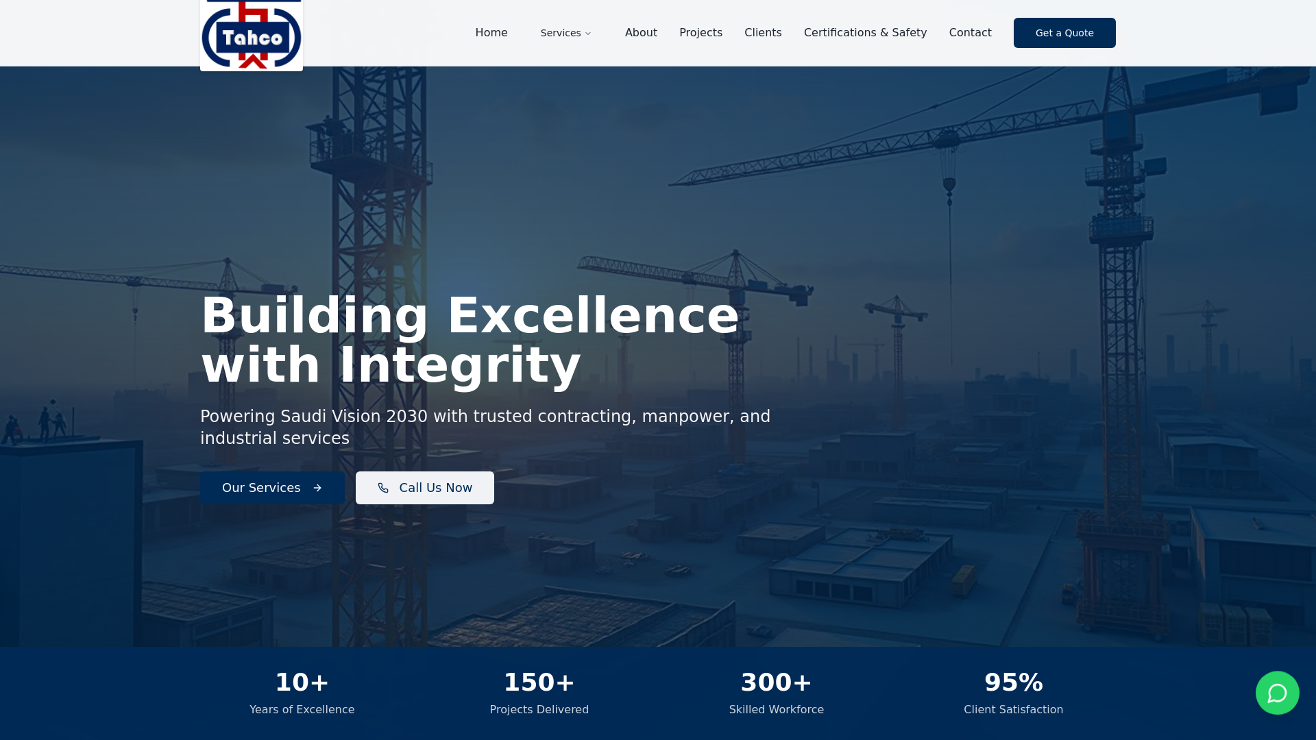 Tiltal Al Al Hikma Company (TAHCO) | Leading Contracting & Industrial ...