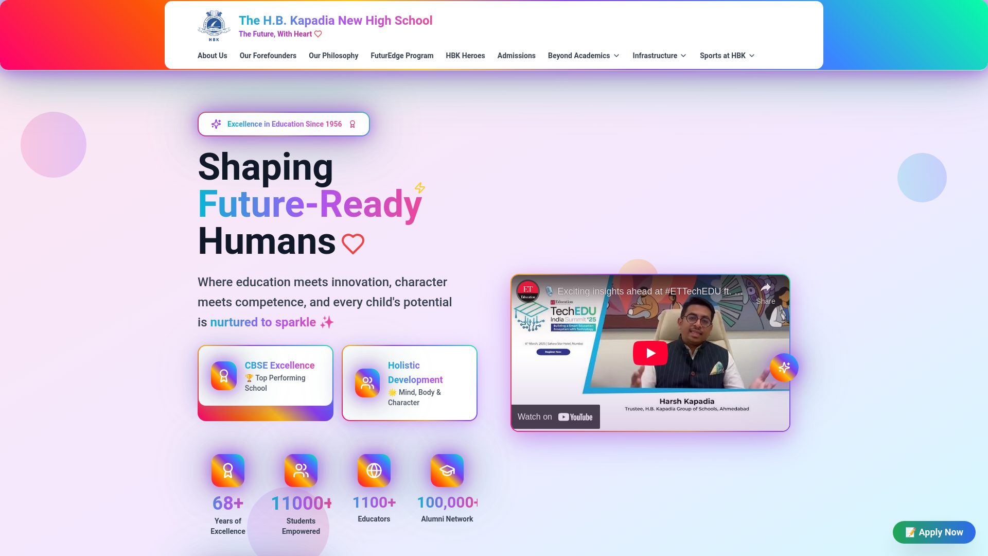 HBK School - The Future, With Heart