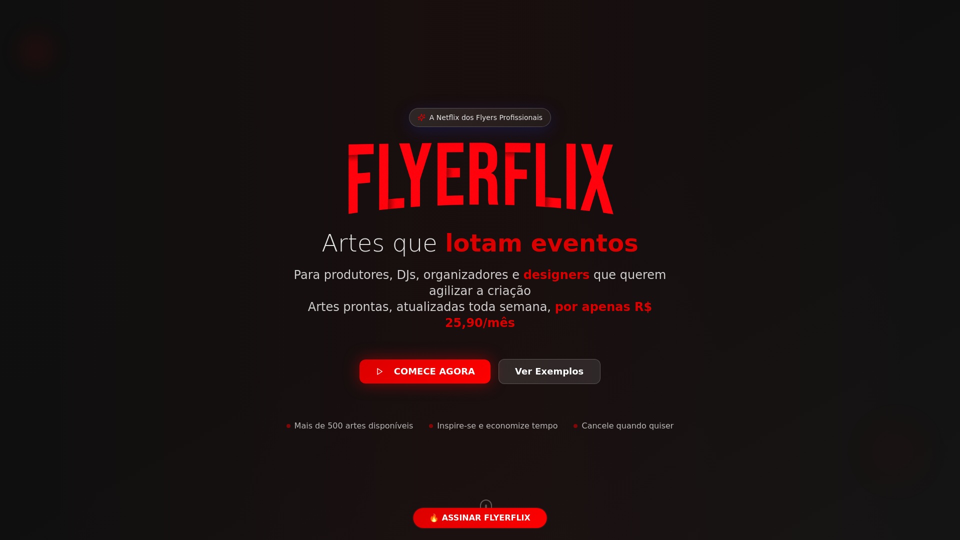 Flyerflix - A Netflix dos Flyers Profissionais