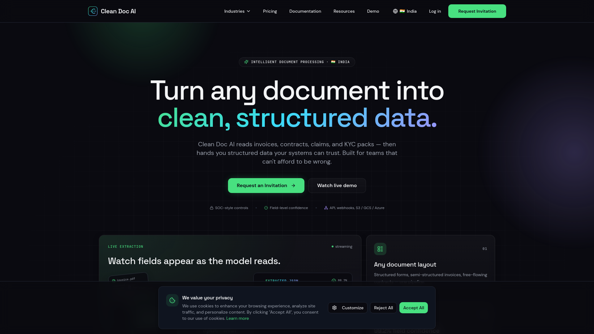 Clean Doc AI - AI-Powered Document Processing & Classification