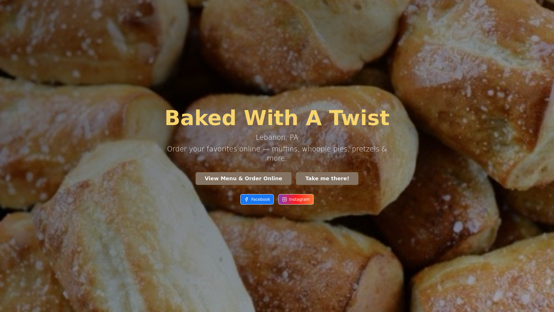 Baked With A Twist - Fresh Baked Goods in Lebanon, PA