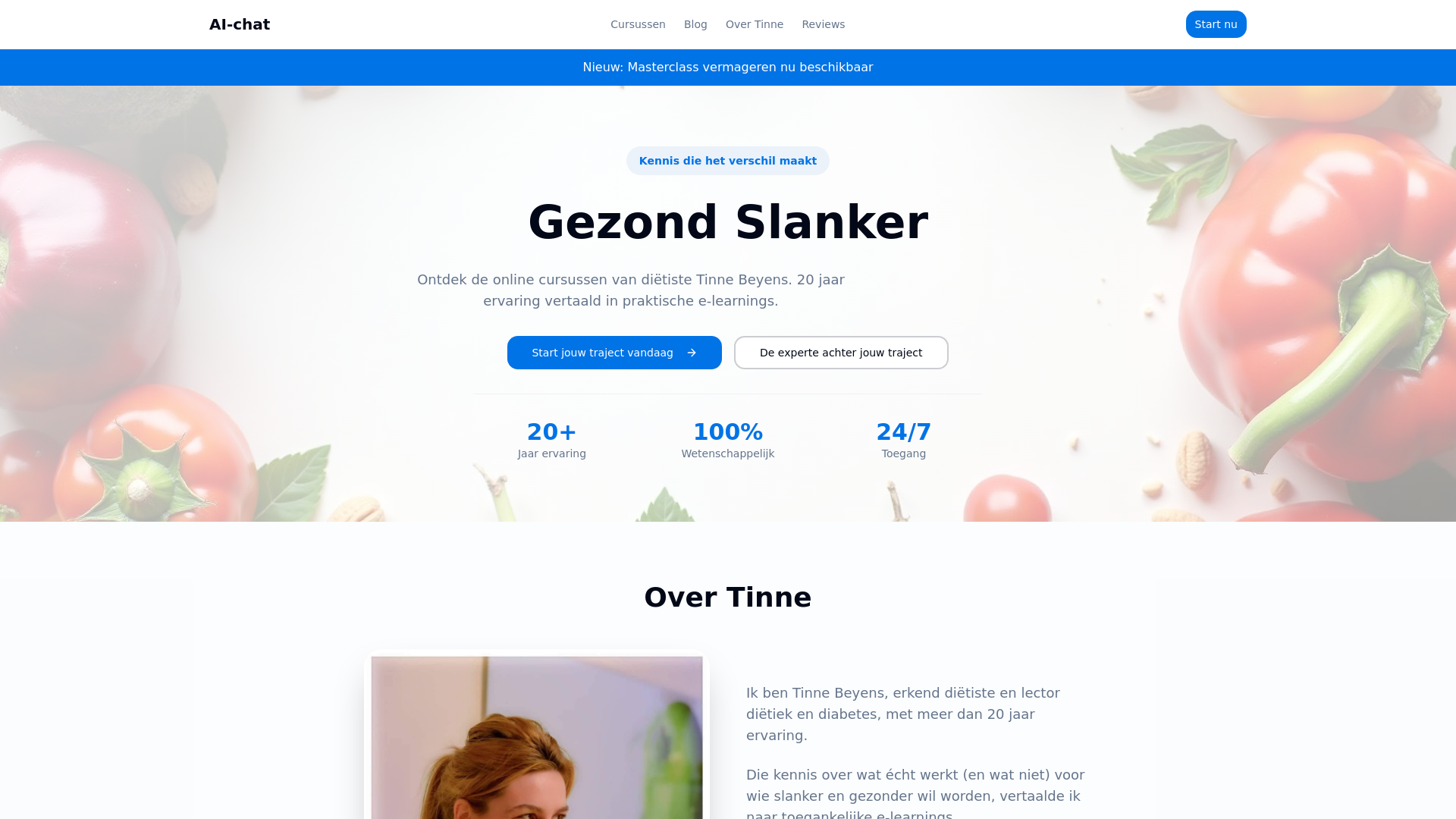 Gezond Slanker - Online Diëtiste - Gezond Slanker