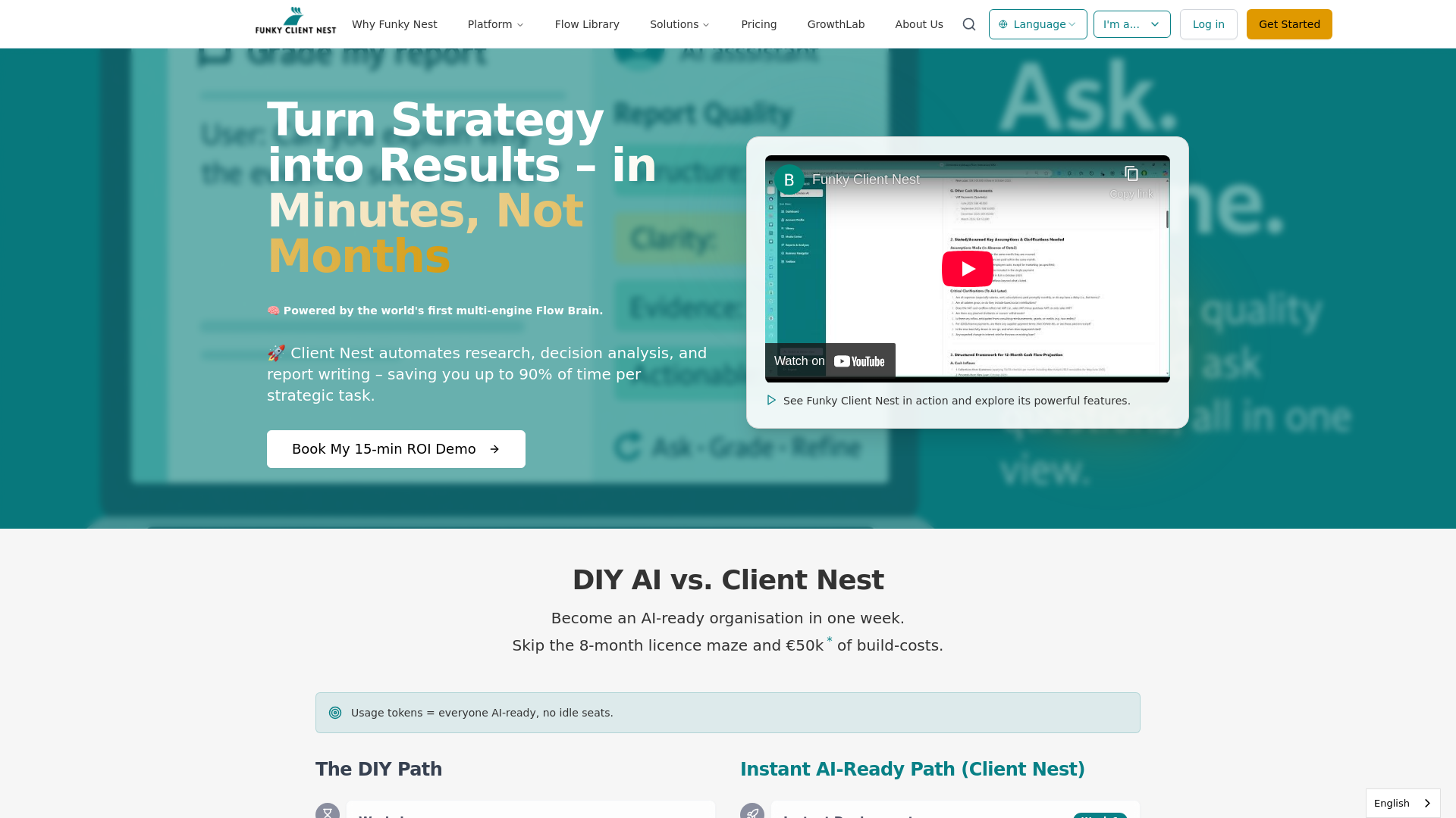 Funky Client Nest | Multi-Engine AI Platform for Business Transformation