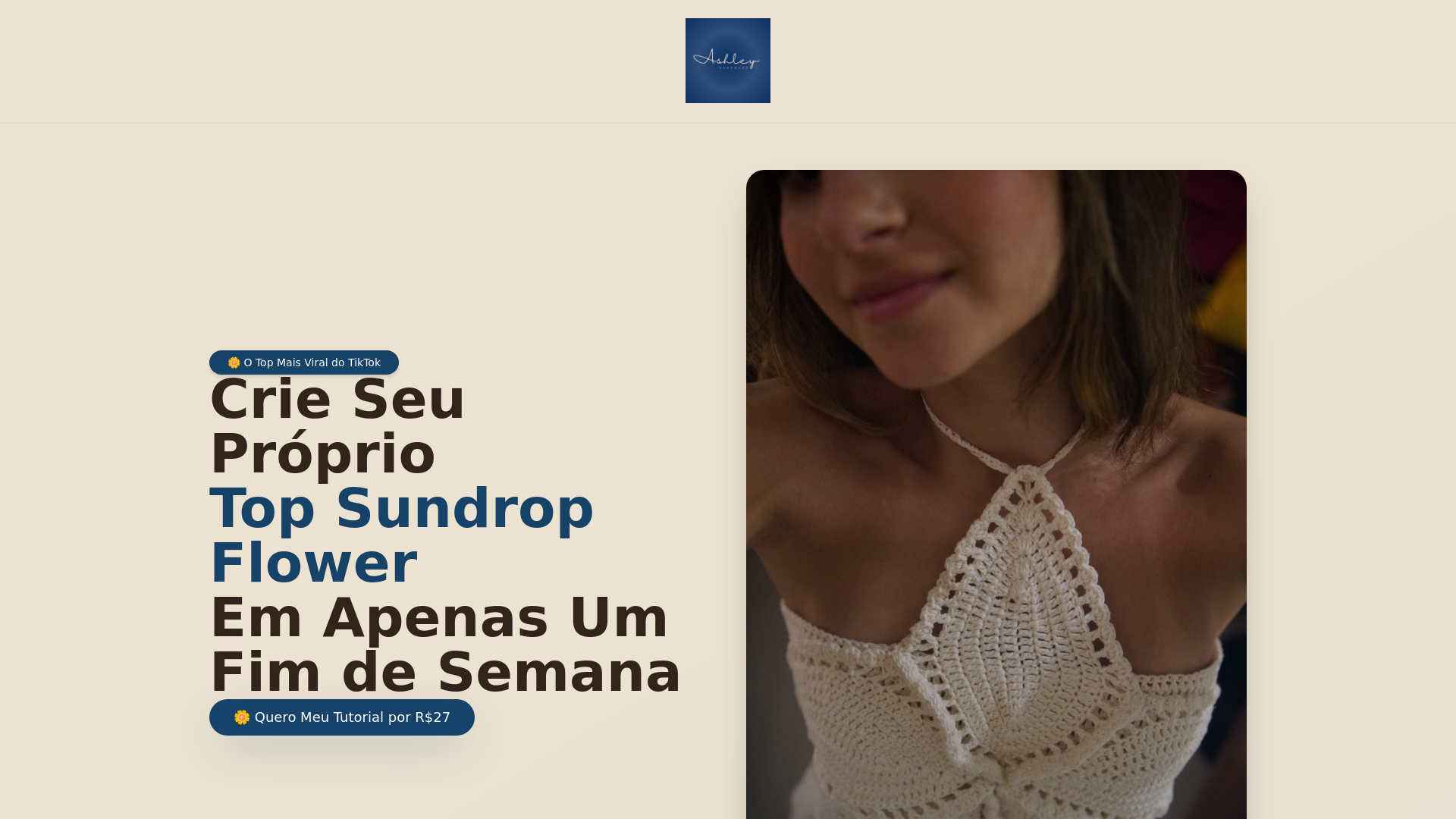 Tutorial Sundrop Flower - Aprenda em 3 Dias | Crochê do Zero