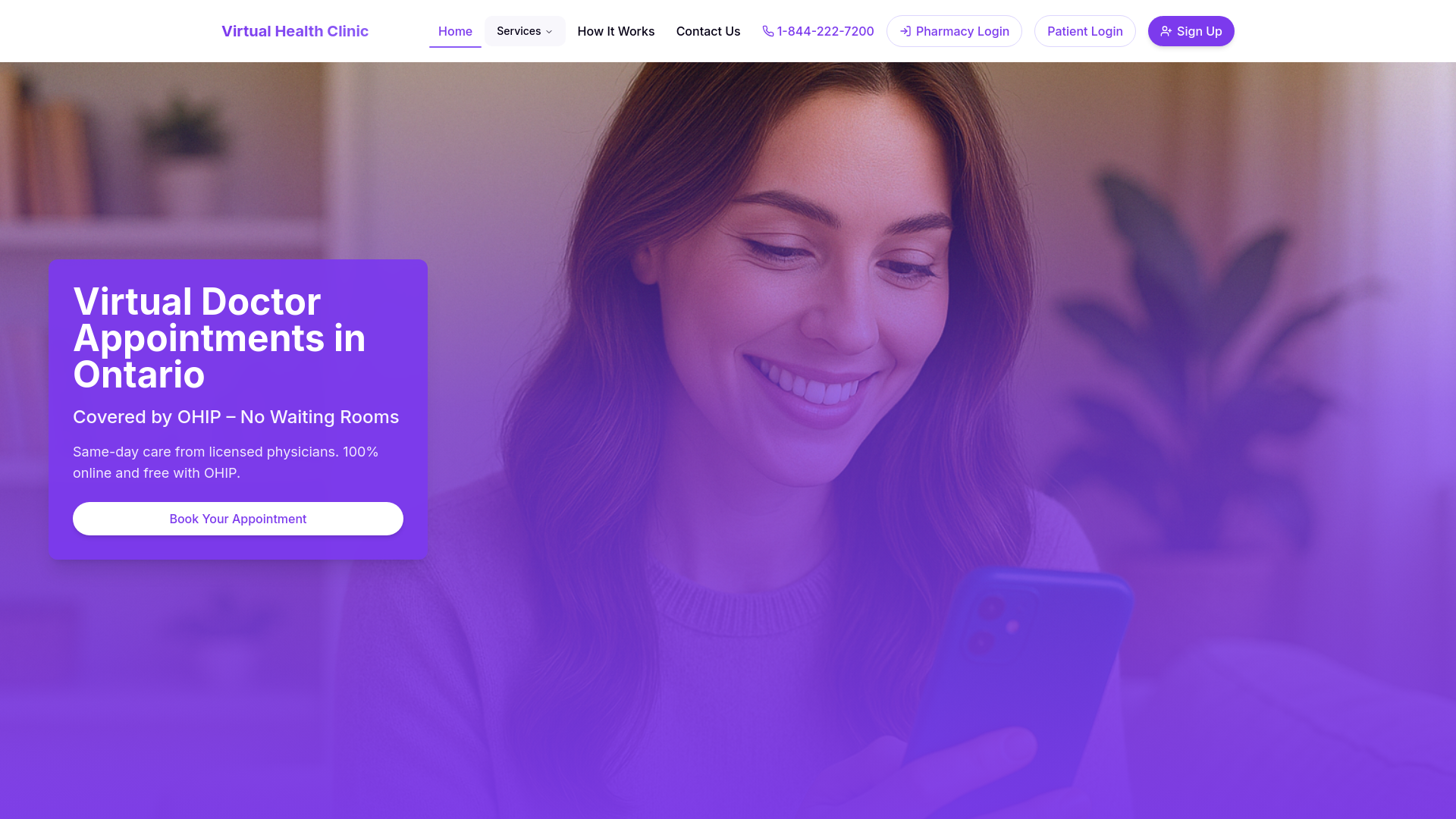 Free Virtual Doctor Appointments | Covered by OHIP – Virtual Health Clinic