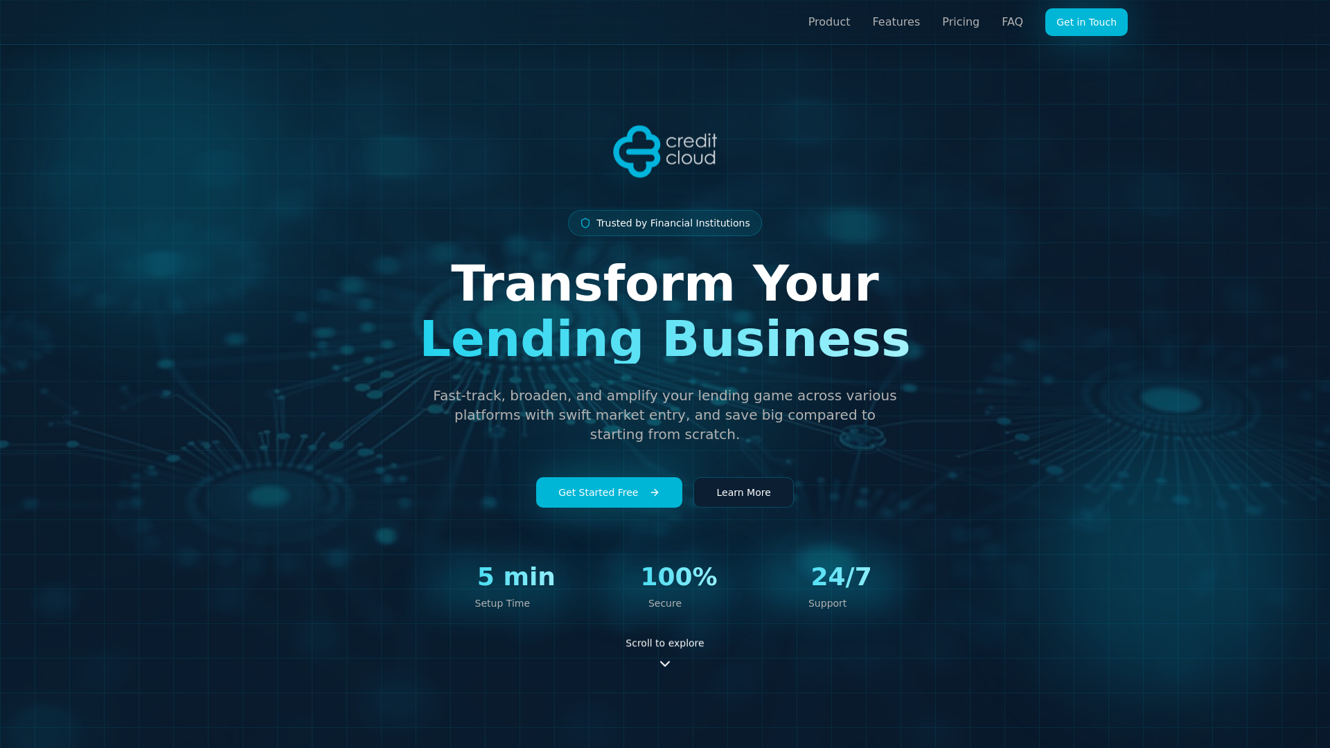 Credit Cloud - Your Lending Companion
