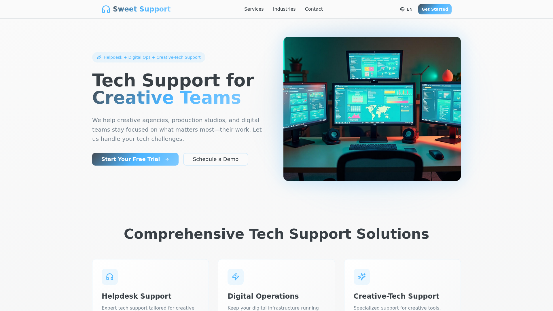 Sweet Support - Expert Tech Support for Creative & Digital Teams