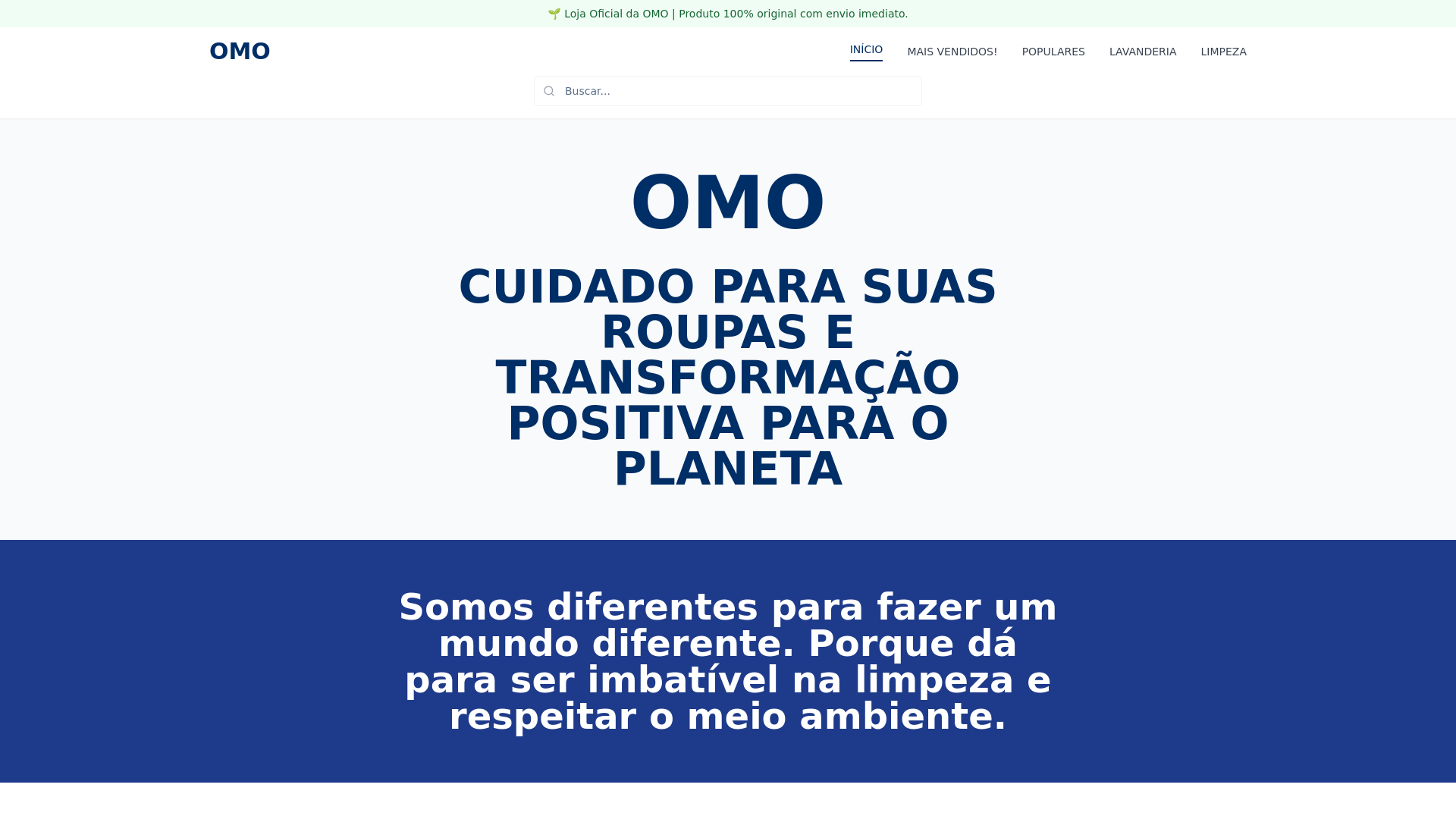 OMO - Loja Oficial | Produto 100% original com envio imediato