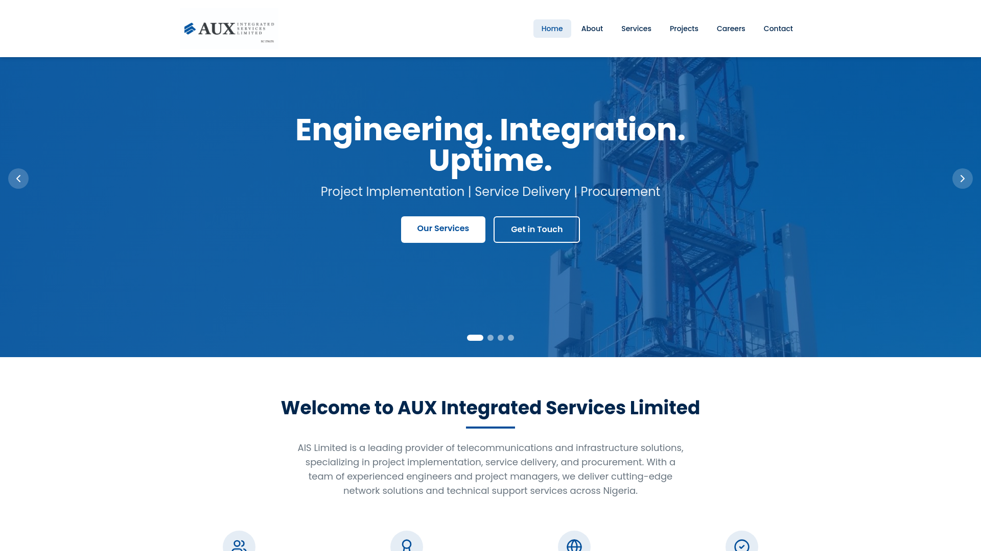 AUX Integrated Services Limited | Engineering. Integration. Uptime.
