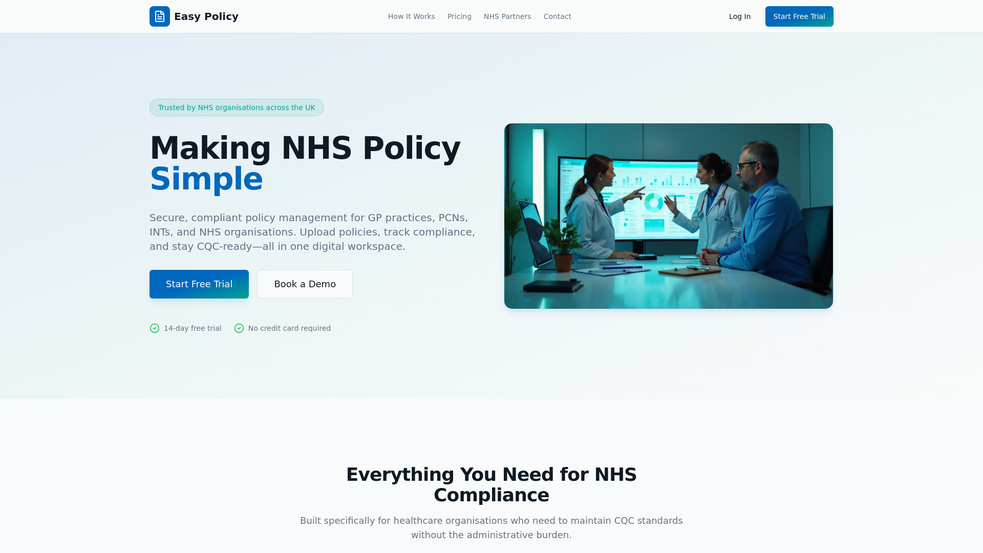Easy Policy - NHS Policy Management Made Simple