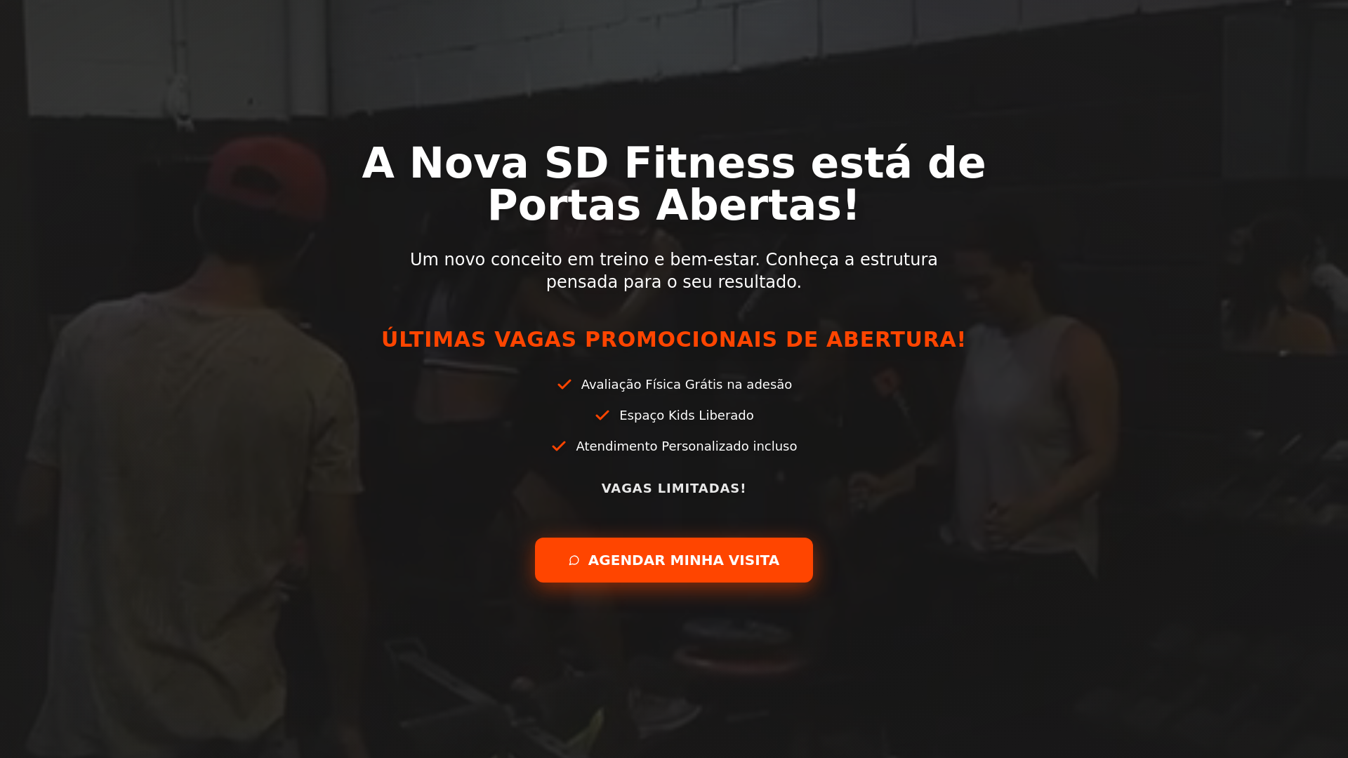 SD Fitness - Reinauguração | Promoção Exclusiva Santos Dumont