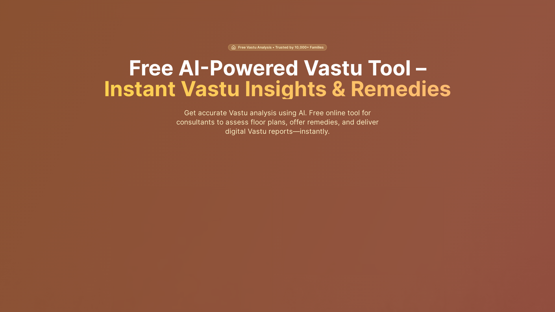 Free AI-Powered Vastu Tool – Instant Vastu Insights & Remedies