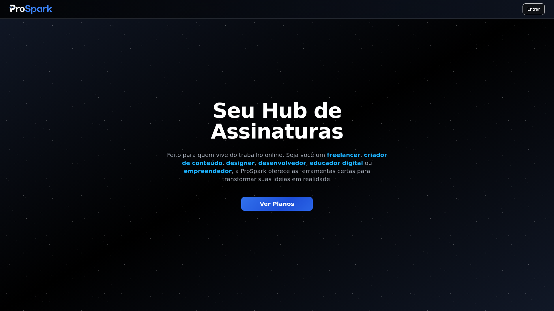 ProSpark - Seu HUB de Assinaturas