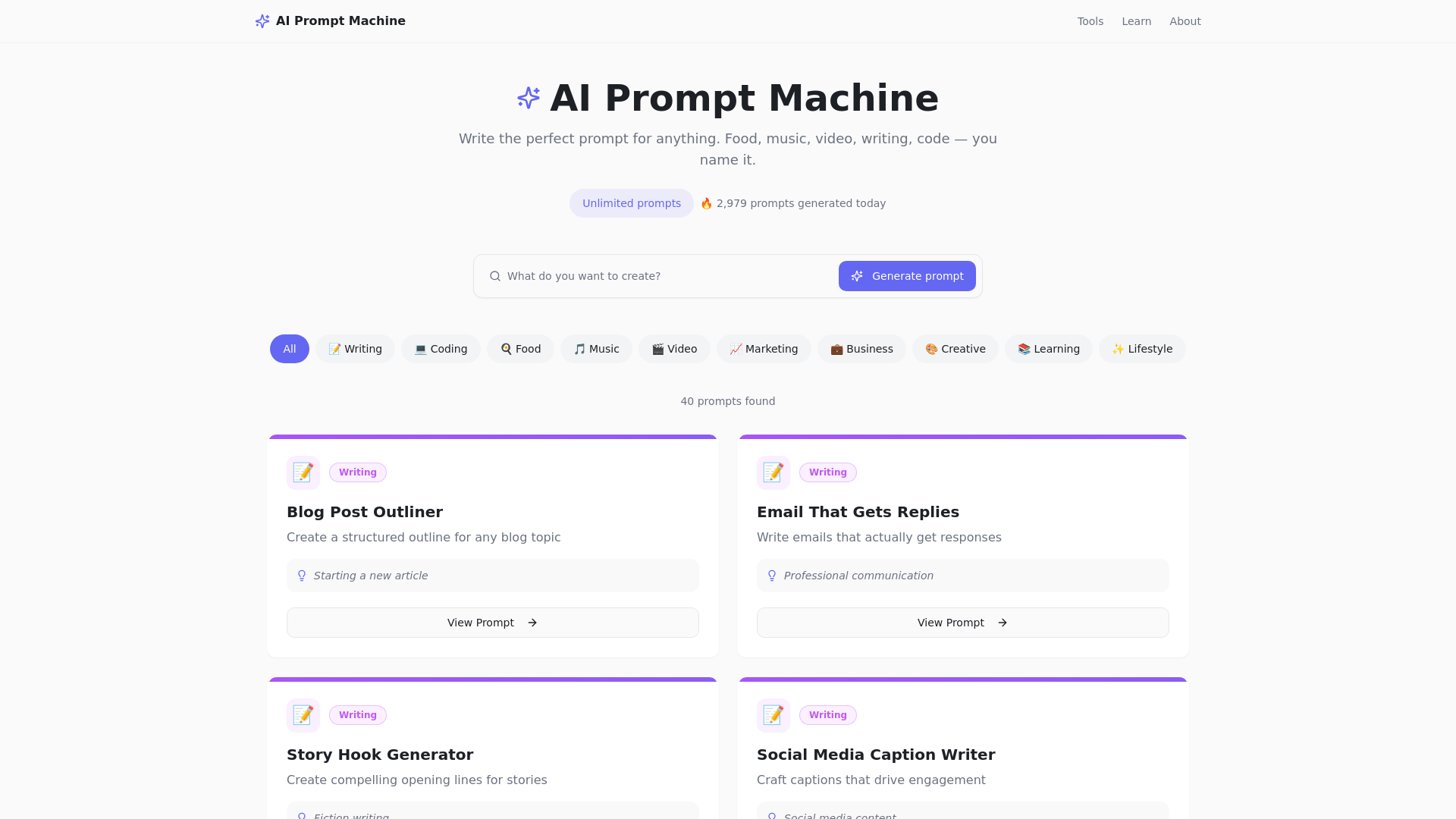 AI Prompt Machine