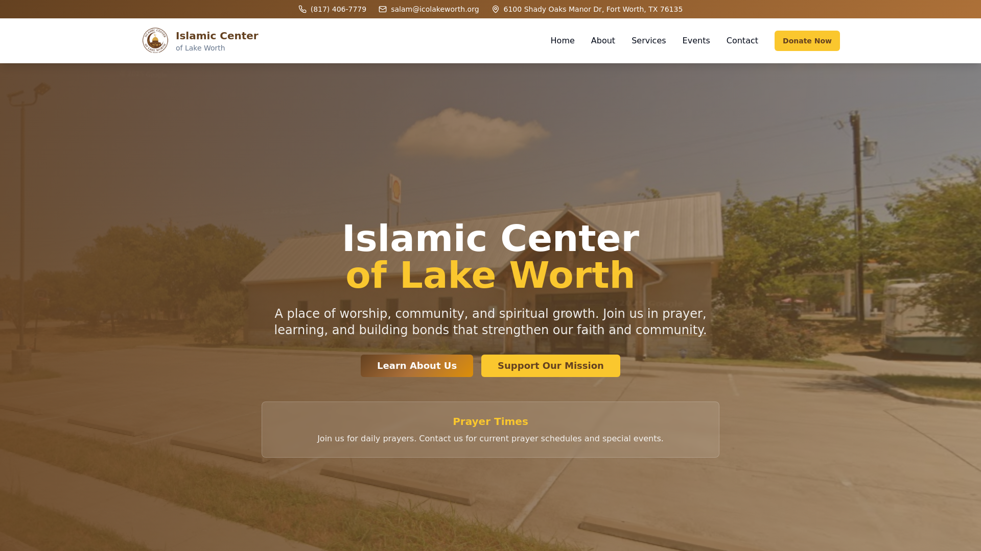 Islamic Center of Lake Worth - Fort Worth, TX