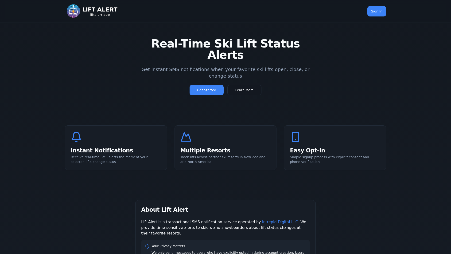 Lift Alert - Real-Time Ski Lift Status Notifications