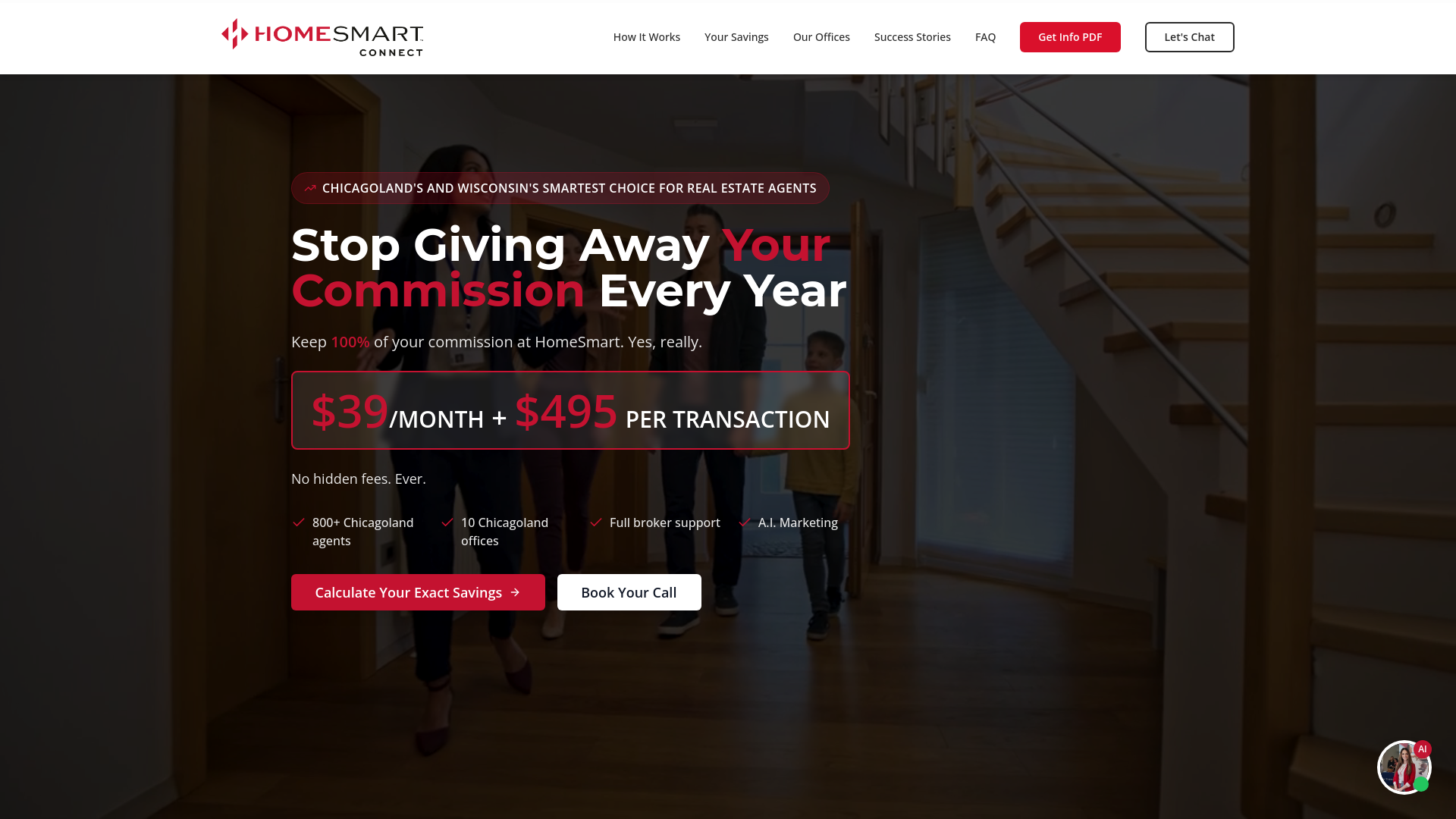 Join HomeSmart Connect Chicago | 100% Commission Real Estate Brokerage