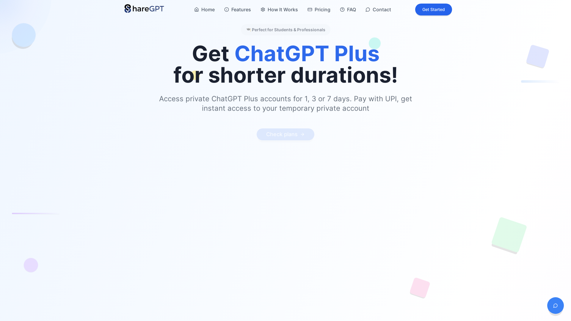 ShareGPT - AI Access Now