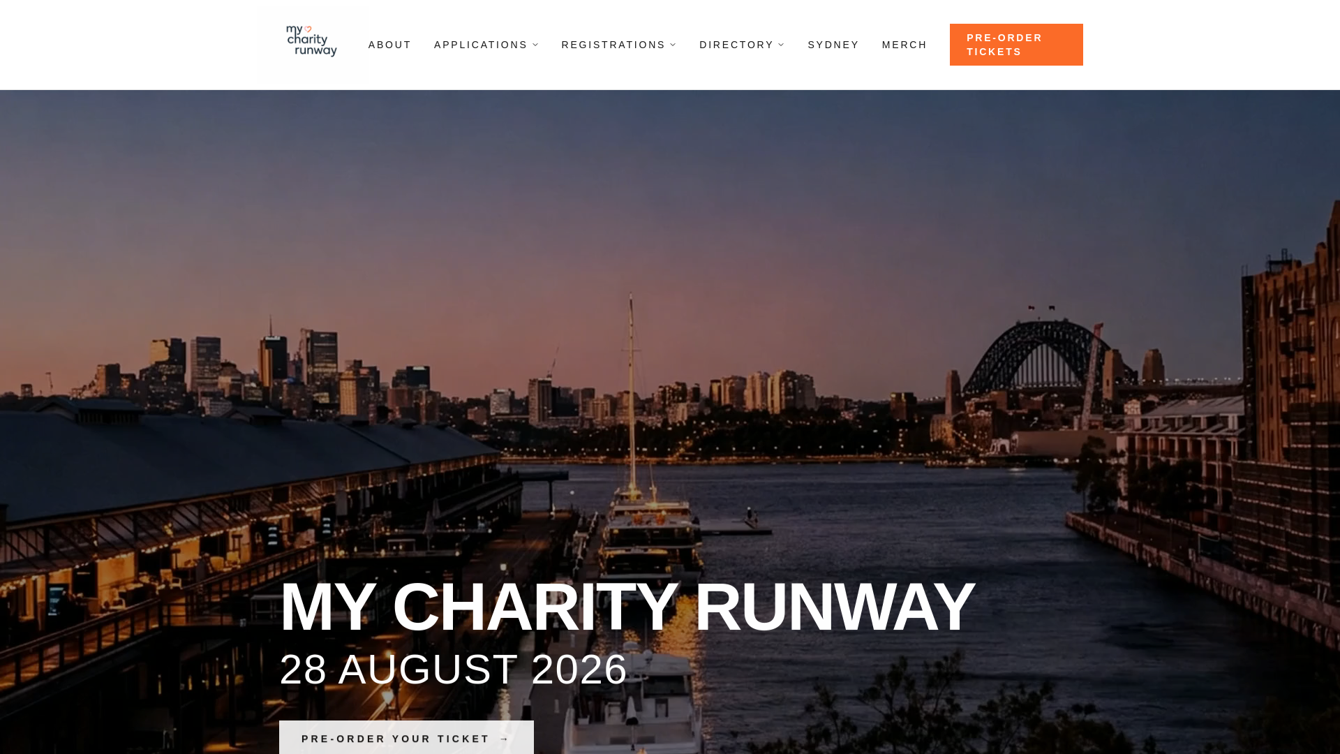 My Charity Runway — Australia's Charity Fashion Runway | Sydney 2026