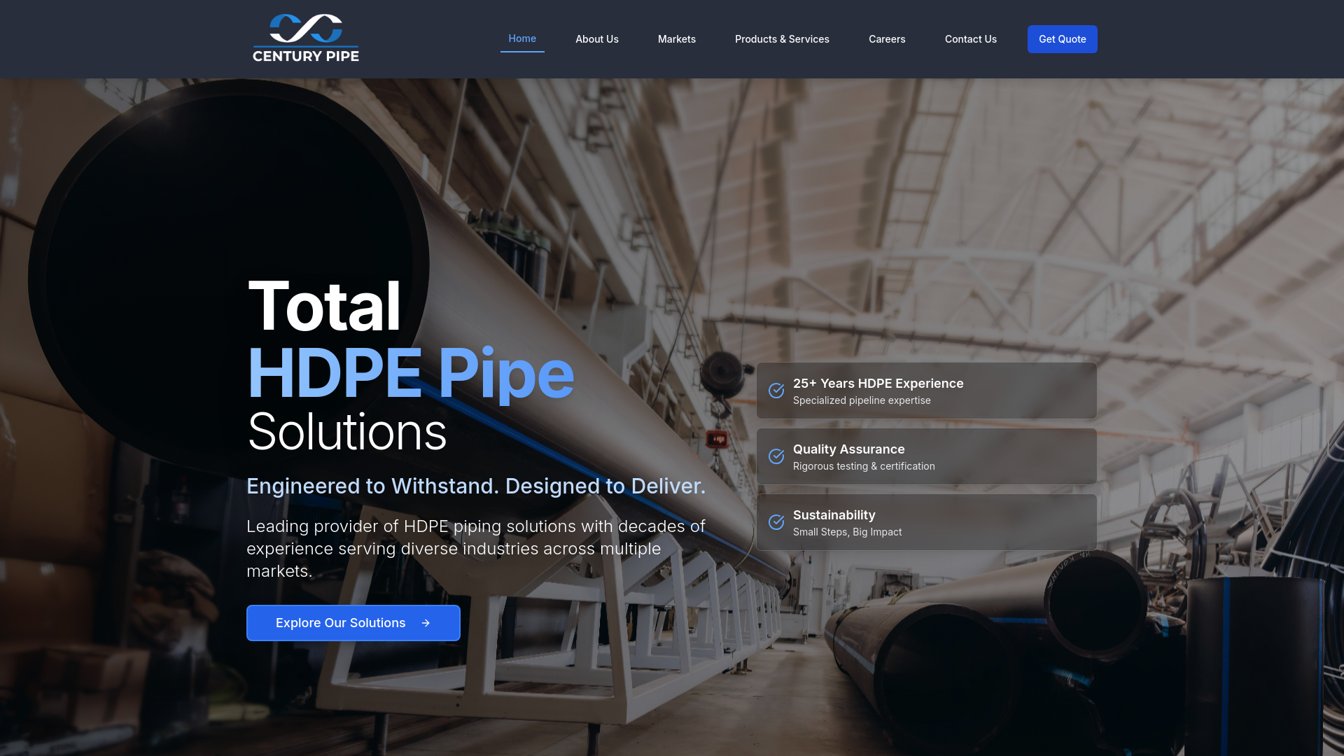 Century Pipe LLC - Industrial Pipeline Solutions