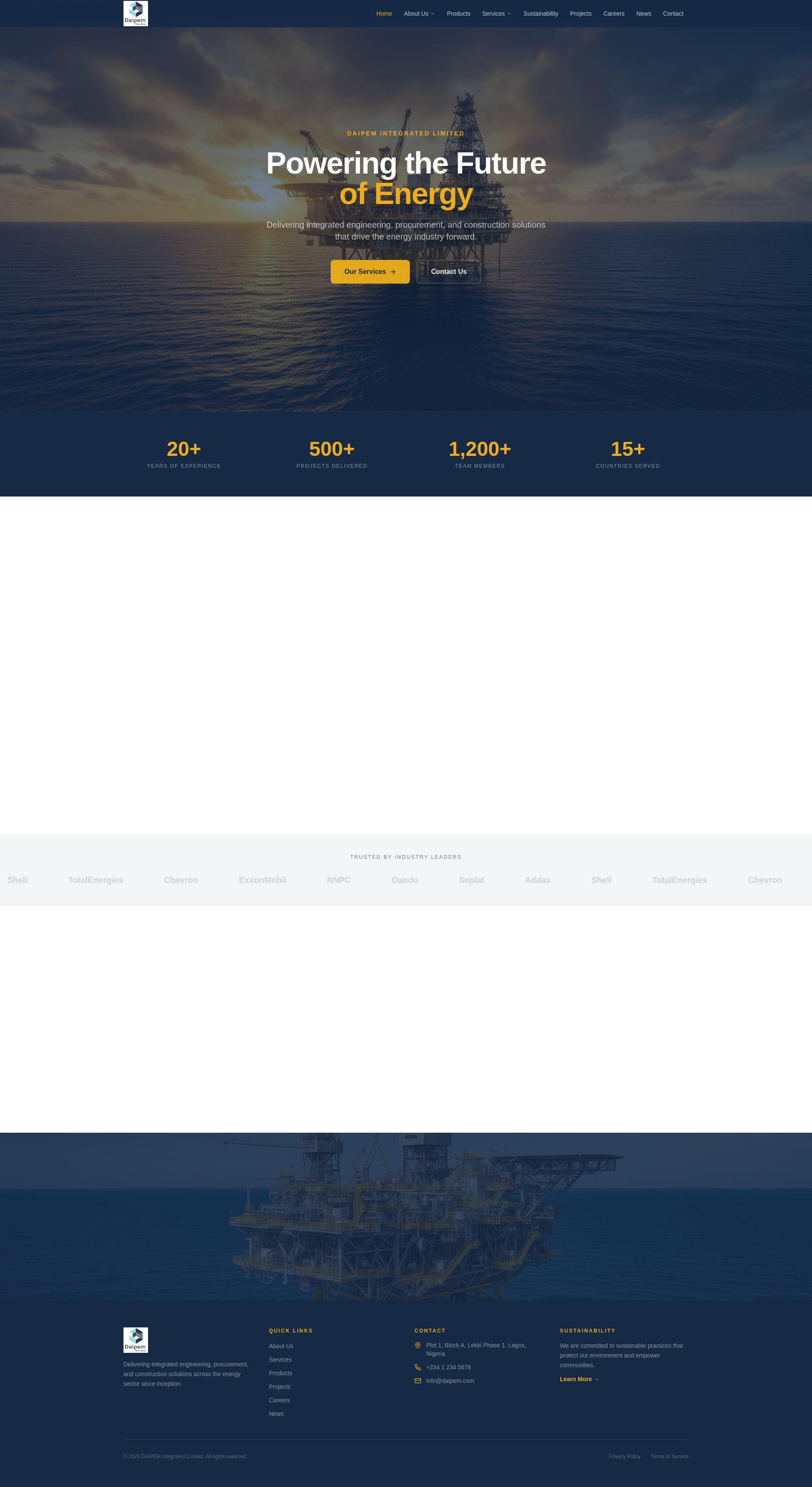Marine Logistics & Offshore Supply | DAIPem